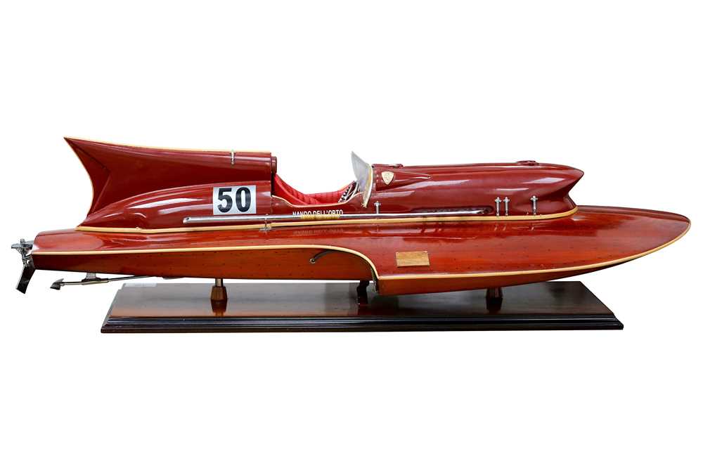 Lot 126 - Nando Dell'Orto Ferrari Hydroplane Model