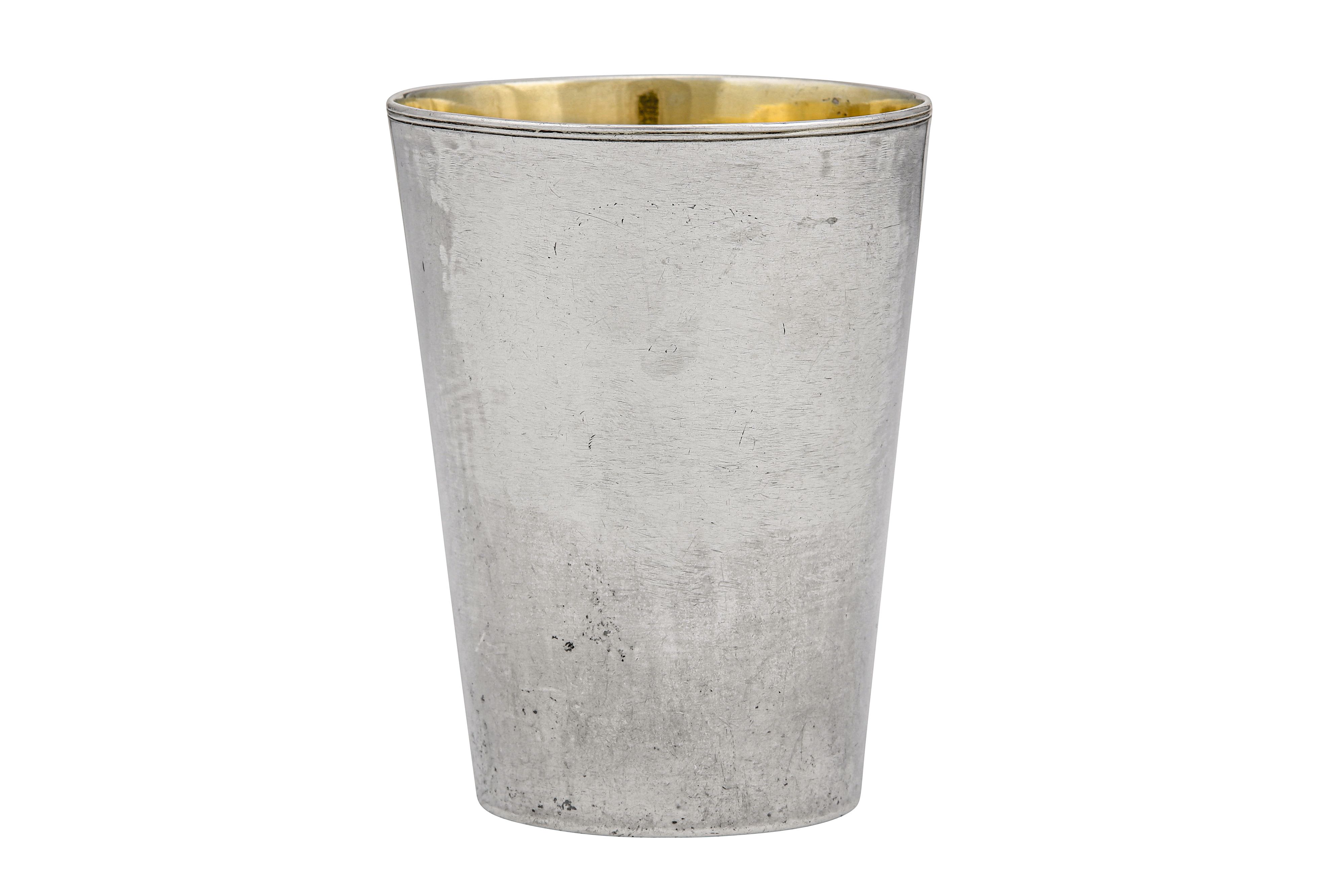 Lot 137 - An early to mid-19th century unmarked silver