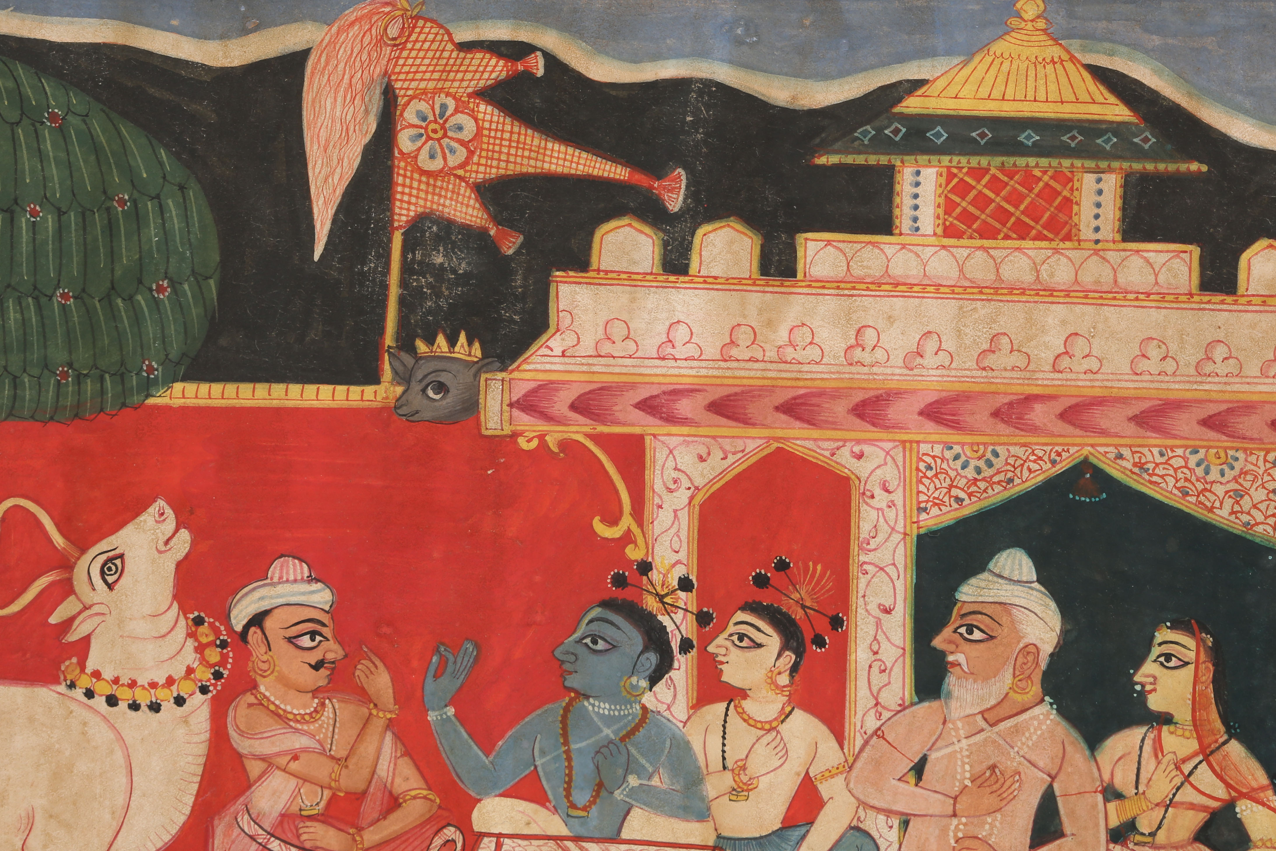 Lot 343 - AN ILLUSTRATION FROM A RAMAYANA SERIES: RAMA