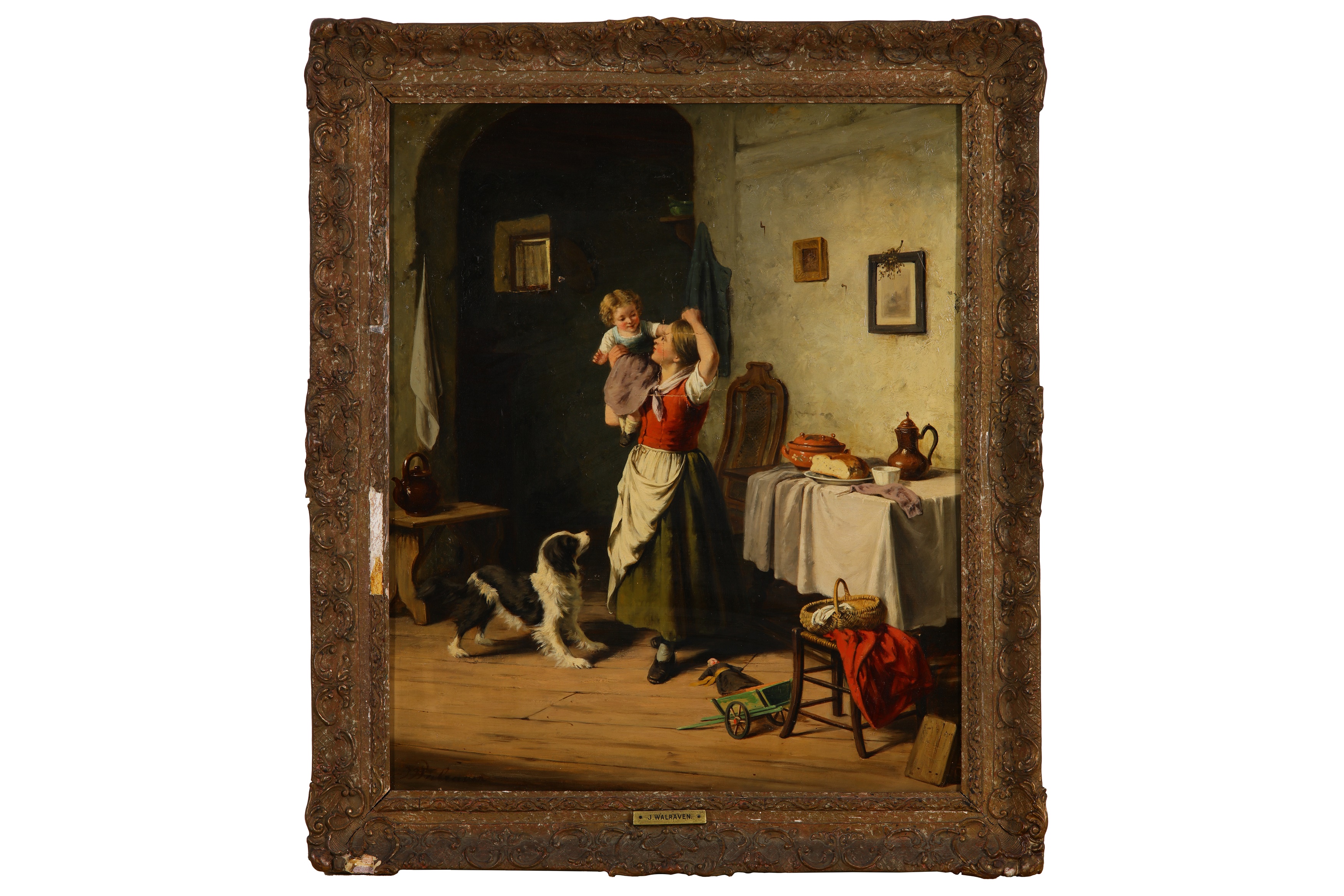 Lot 135 - JAN WALRAVEN (DUTCH 1827 - CIRCA 1863)