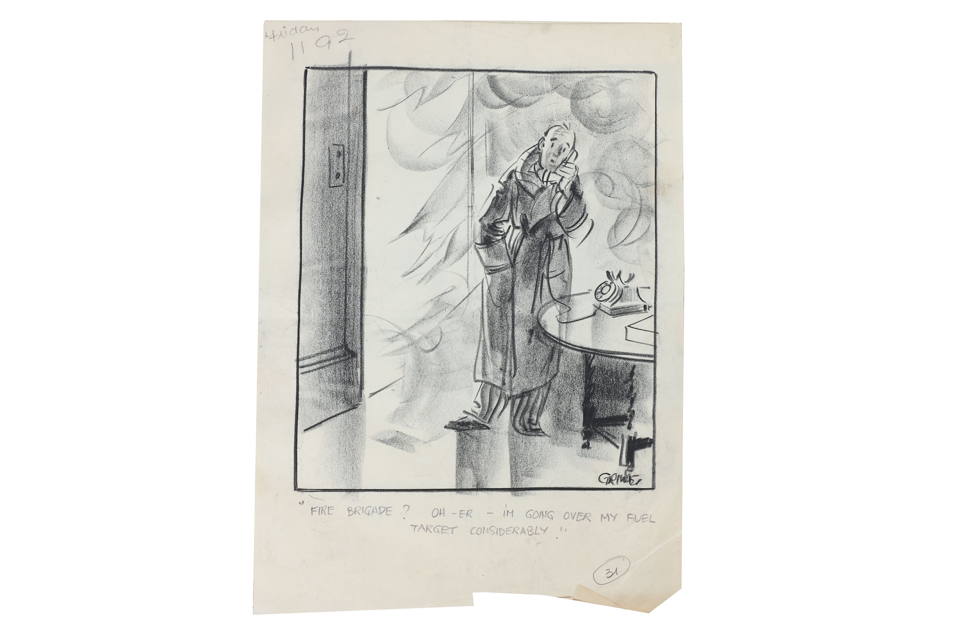 Lot 380 - Grimes (Leslie) Cartoons.