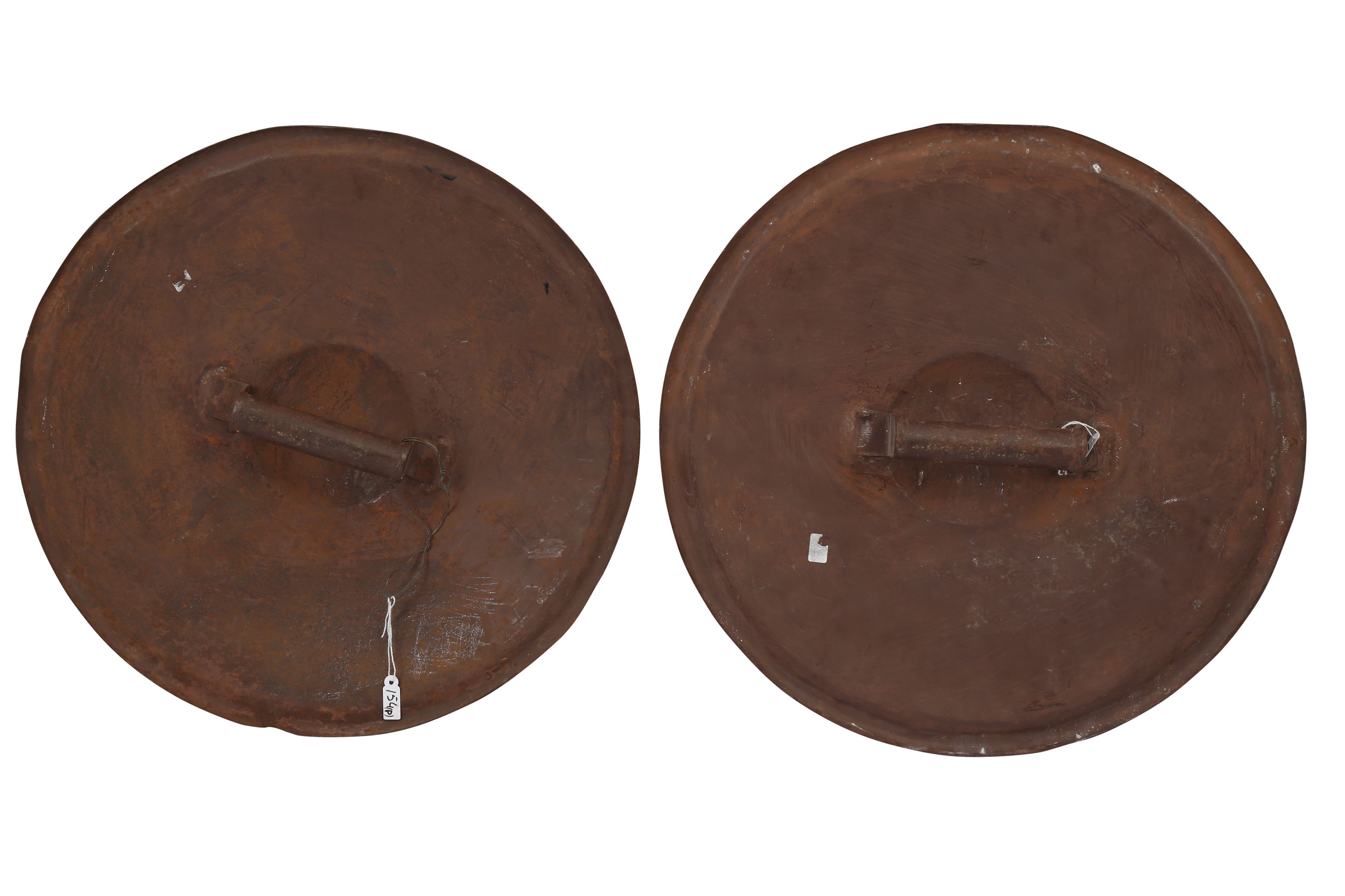 Lot 402 - THREE INDIAN PARADE SHIELDS