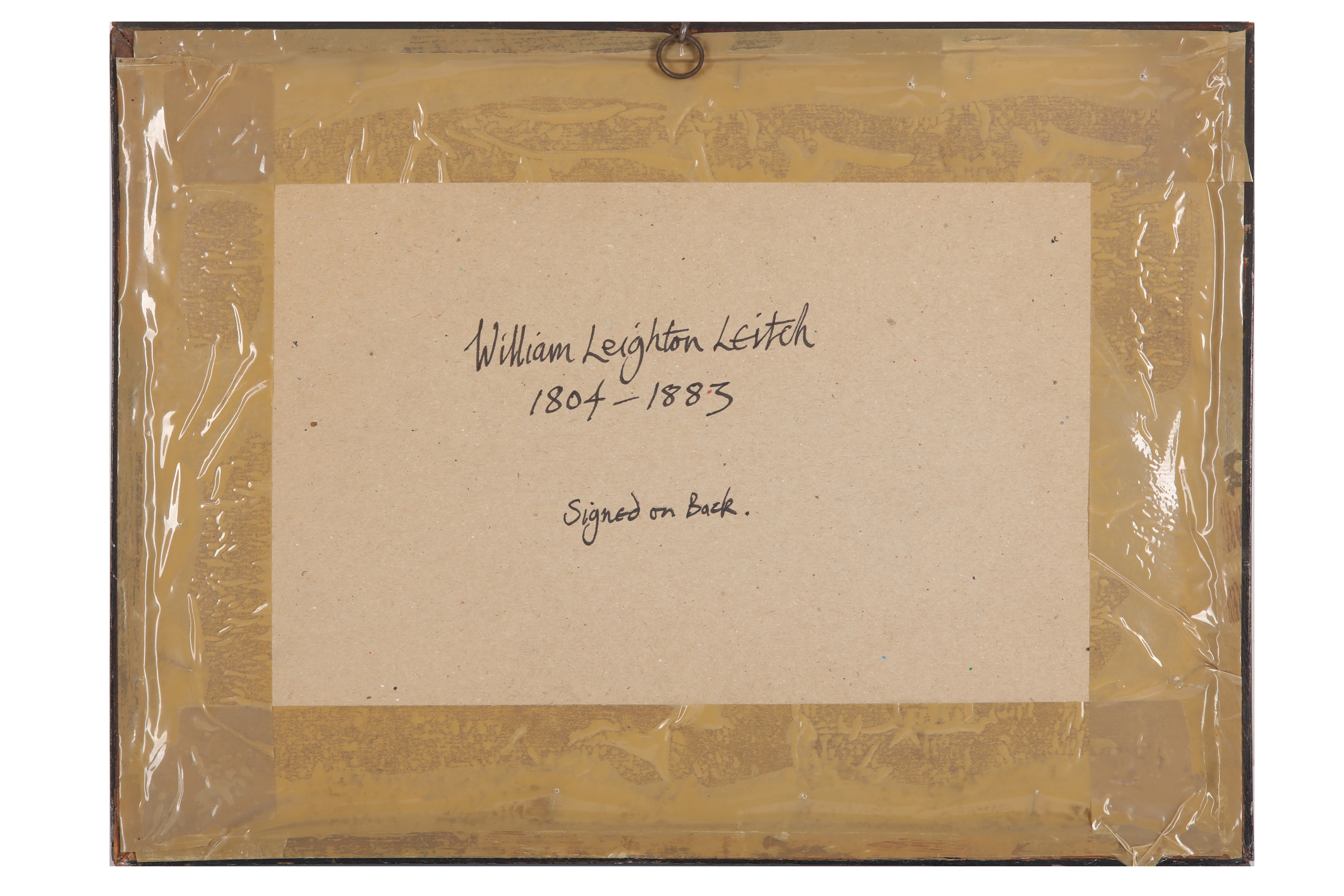 Lot 599 - WILLIAM LEIGHTON LEITCH (BRITISH 1804