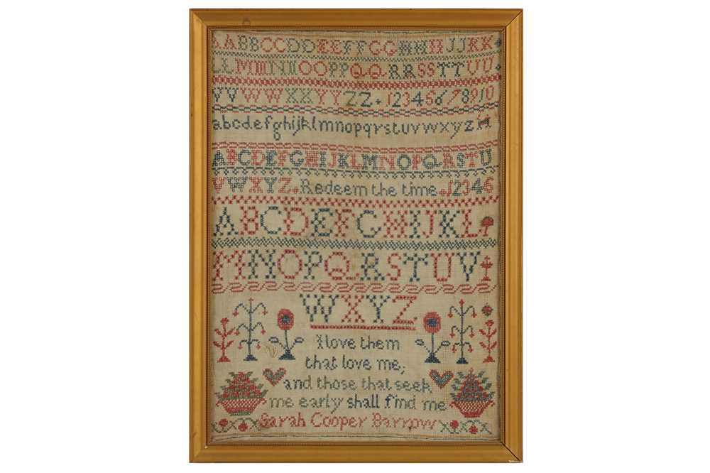 Lot 570 - An early Victorian sampler worked in
