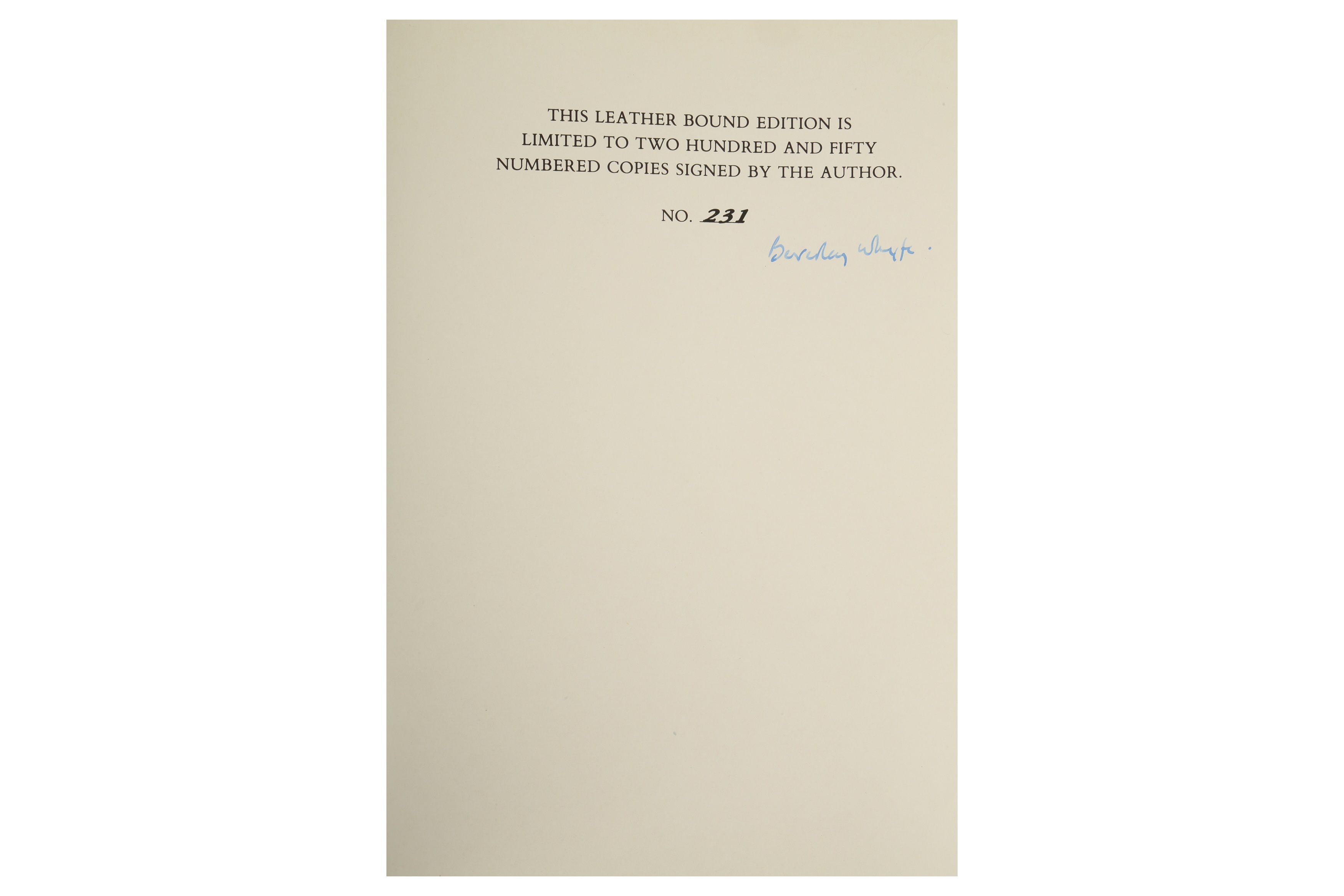 Lot 666 - Whyte (Beverley) Beneath a Rhodesian Sky