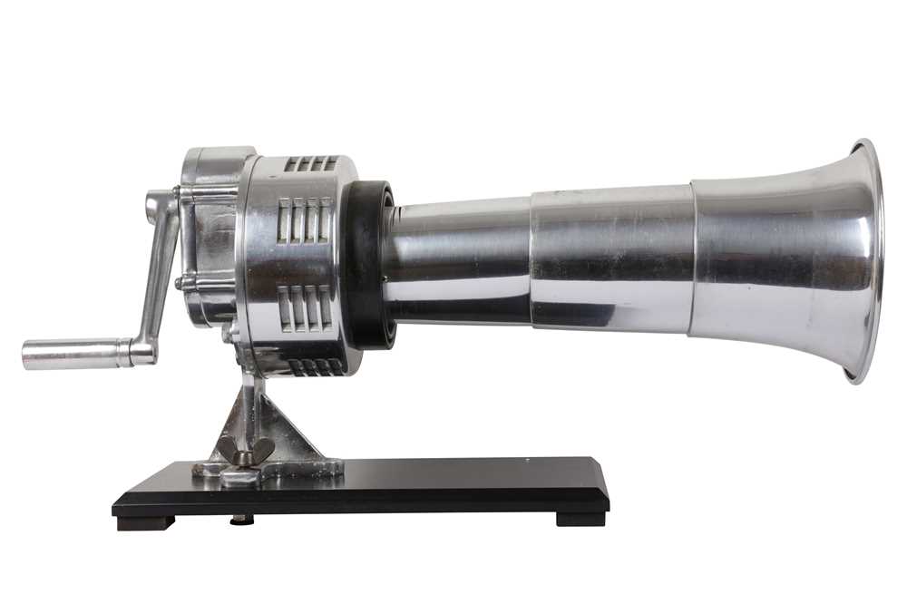 Lot 111 - A 1970'S PORTABLE SHIP'S FOGHORN BY THE