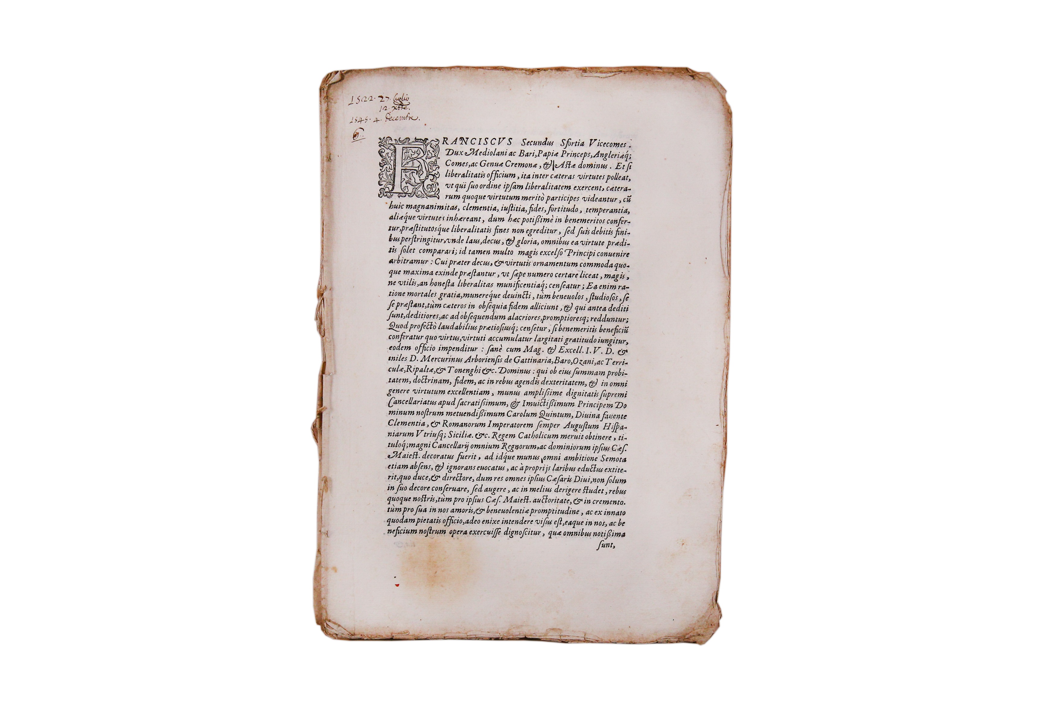 Lot 1641 - 17th-century Italian documents.-