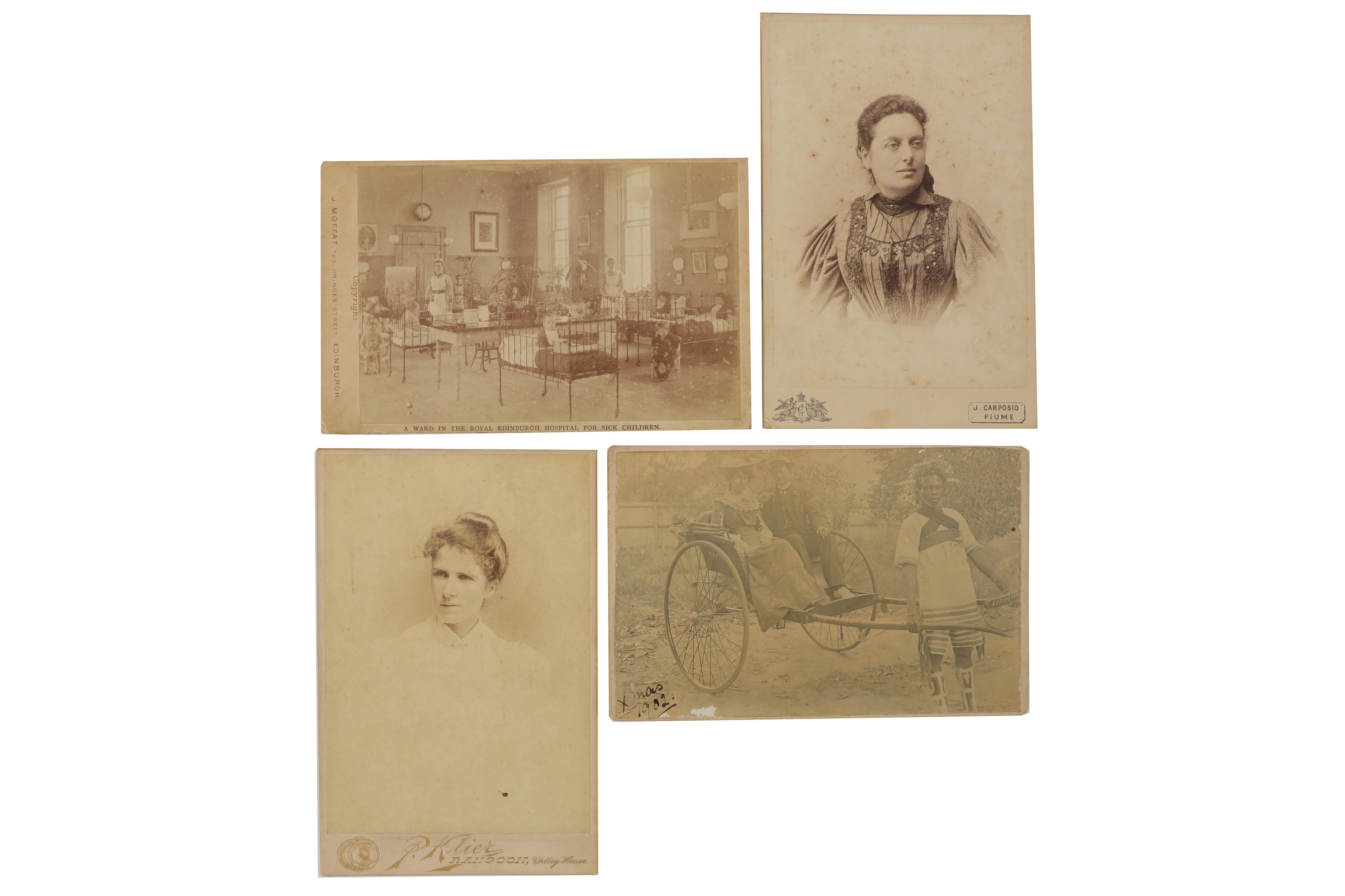 Lot 223 - Cabinet cards 1860 - 1900, Philip A. Klier,