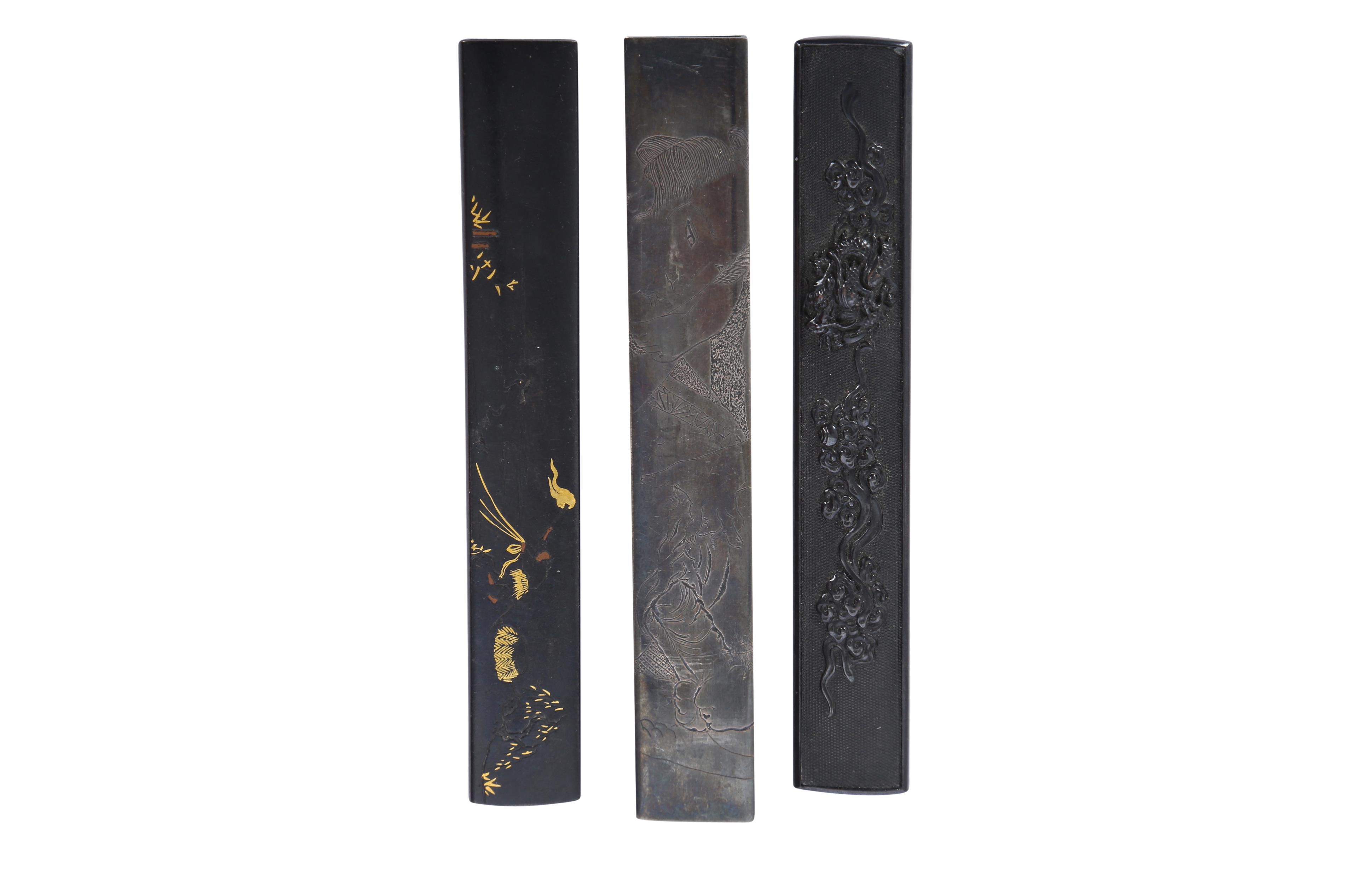 Lot 774 - THREE JAPANESE KOZUKA.