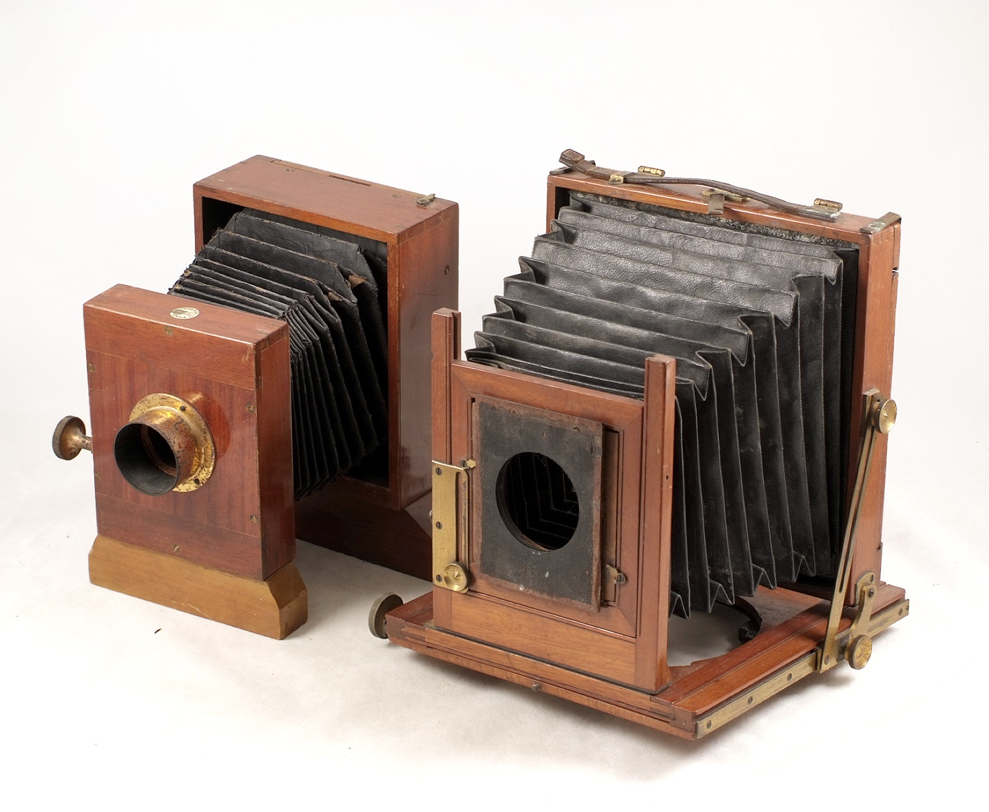 Lot 707 - A Half Plate & a Quarter Plate Camera for