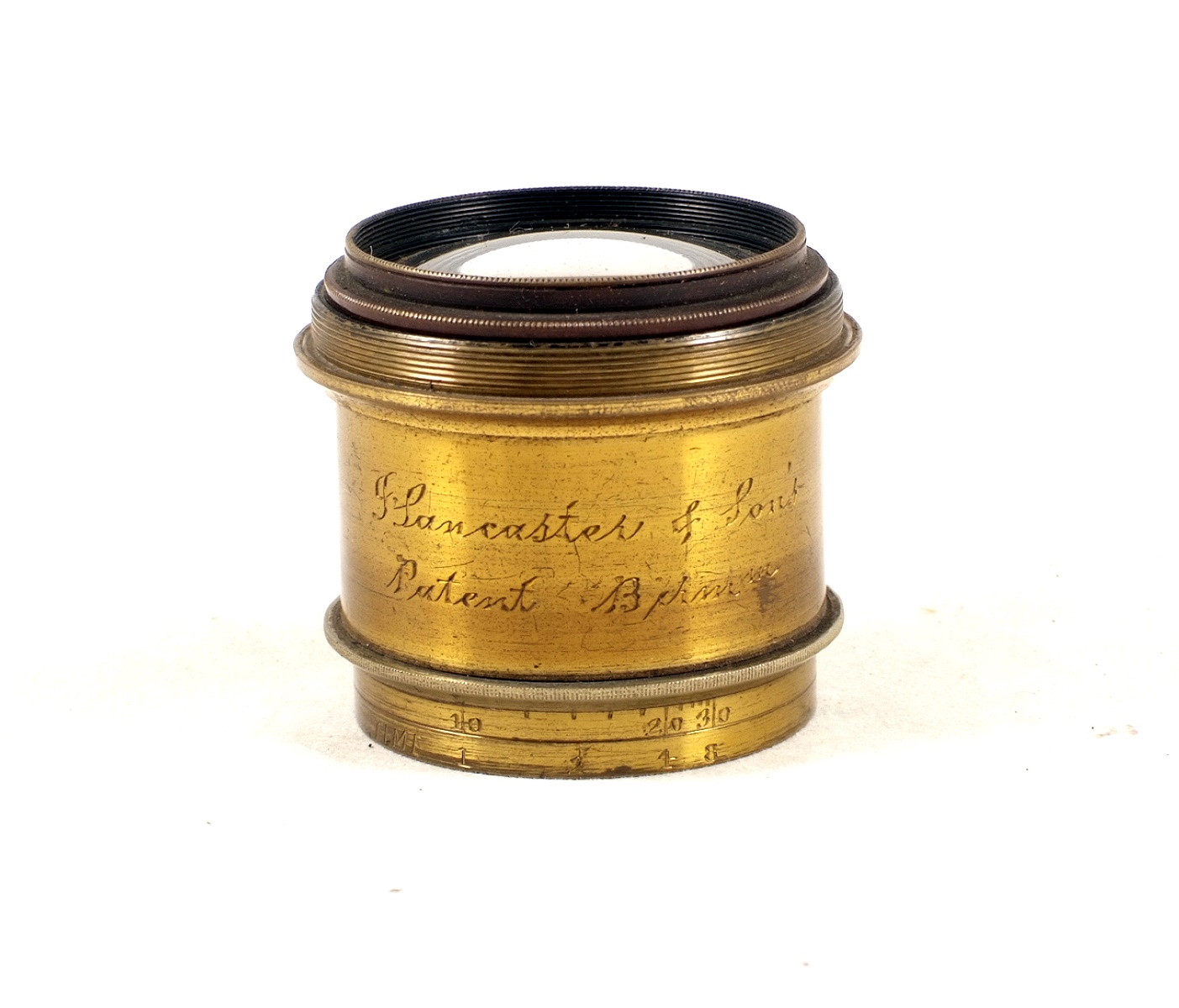Lot 51 - Brass Bound Lancaster Half Plate Field Camera
