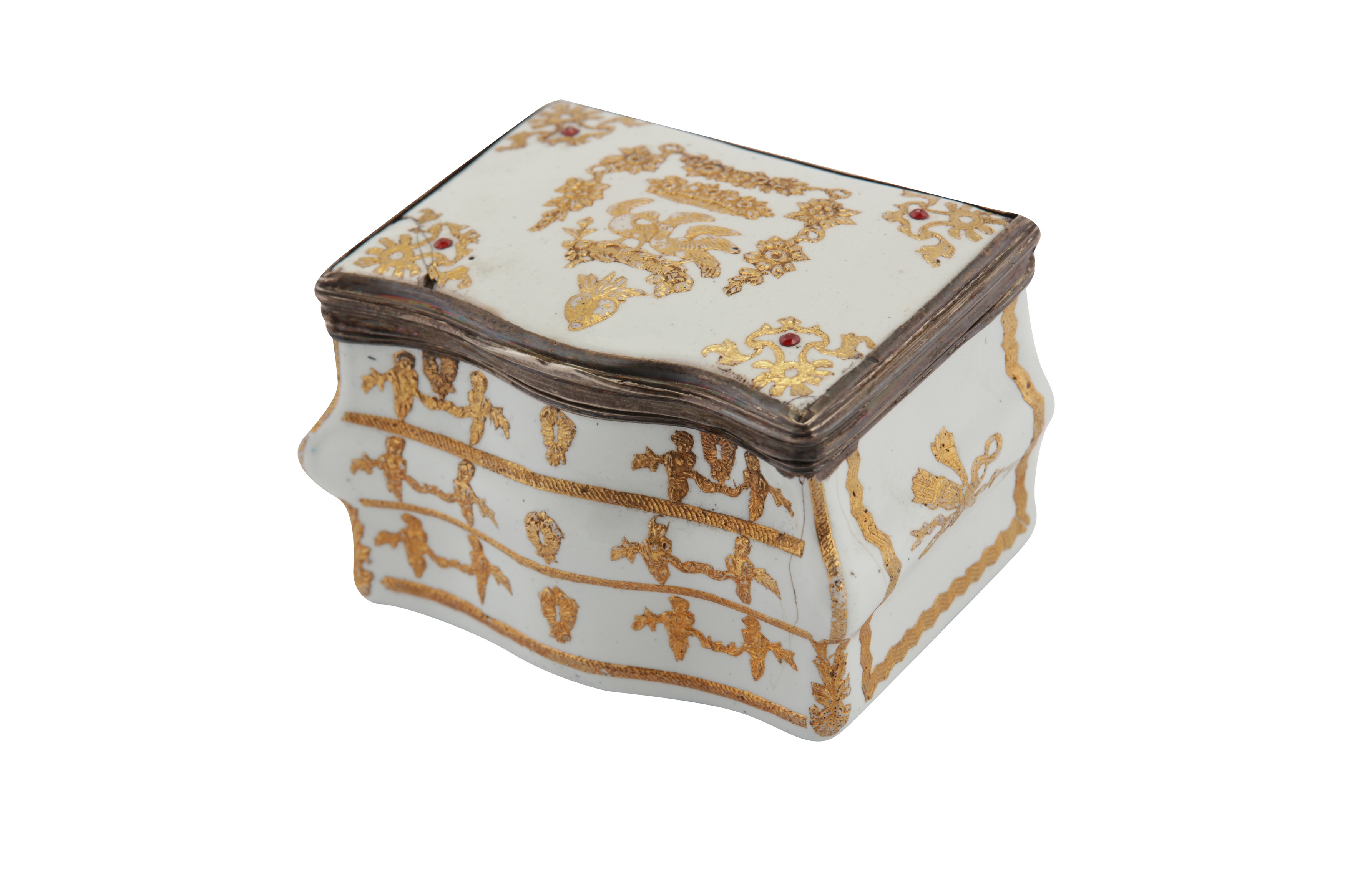 Lot 84 - A mid-18th century German enamel novelty