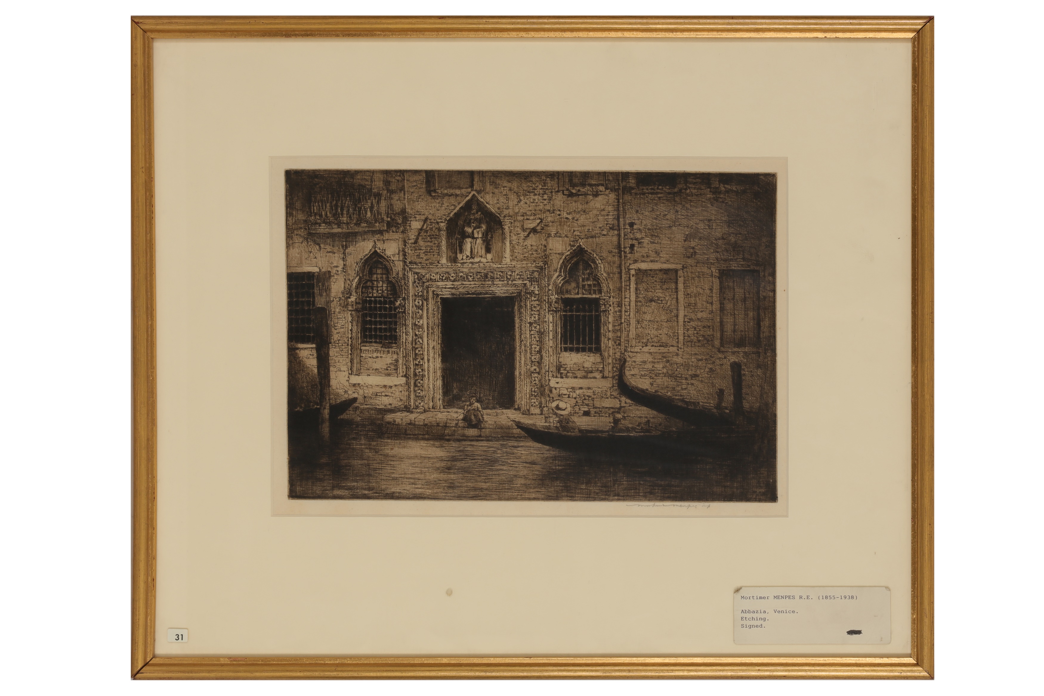 Lot 515 - MORTIMER MENPES (BRITISH 1855-1938)