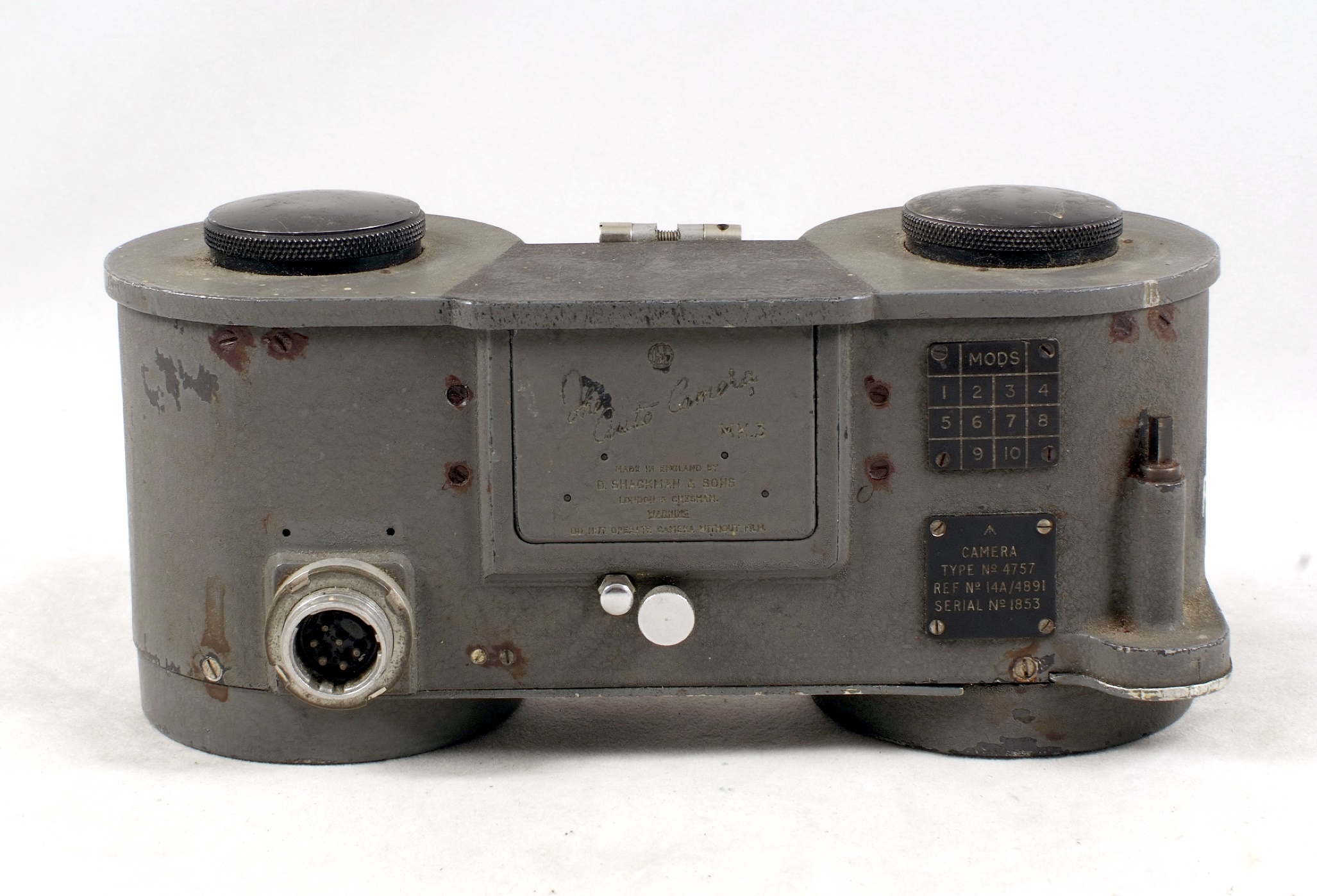 Lot 129 - Shackman Mk3 Auto Camera with Dallmeyer f1.9,