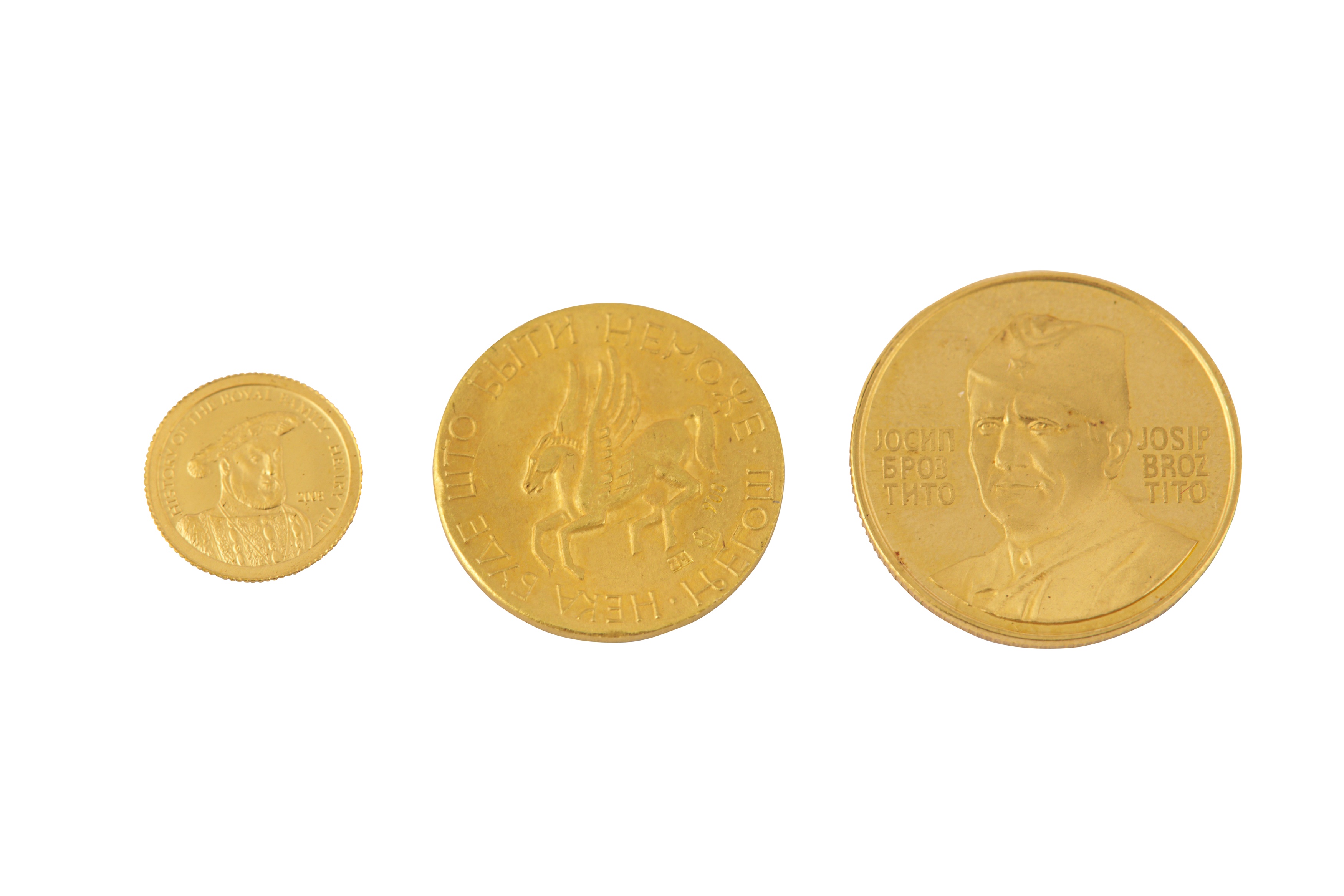 Lot 240 - Yugoslavian Gold Coin, Cook Islands, One