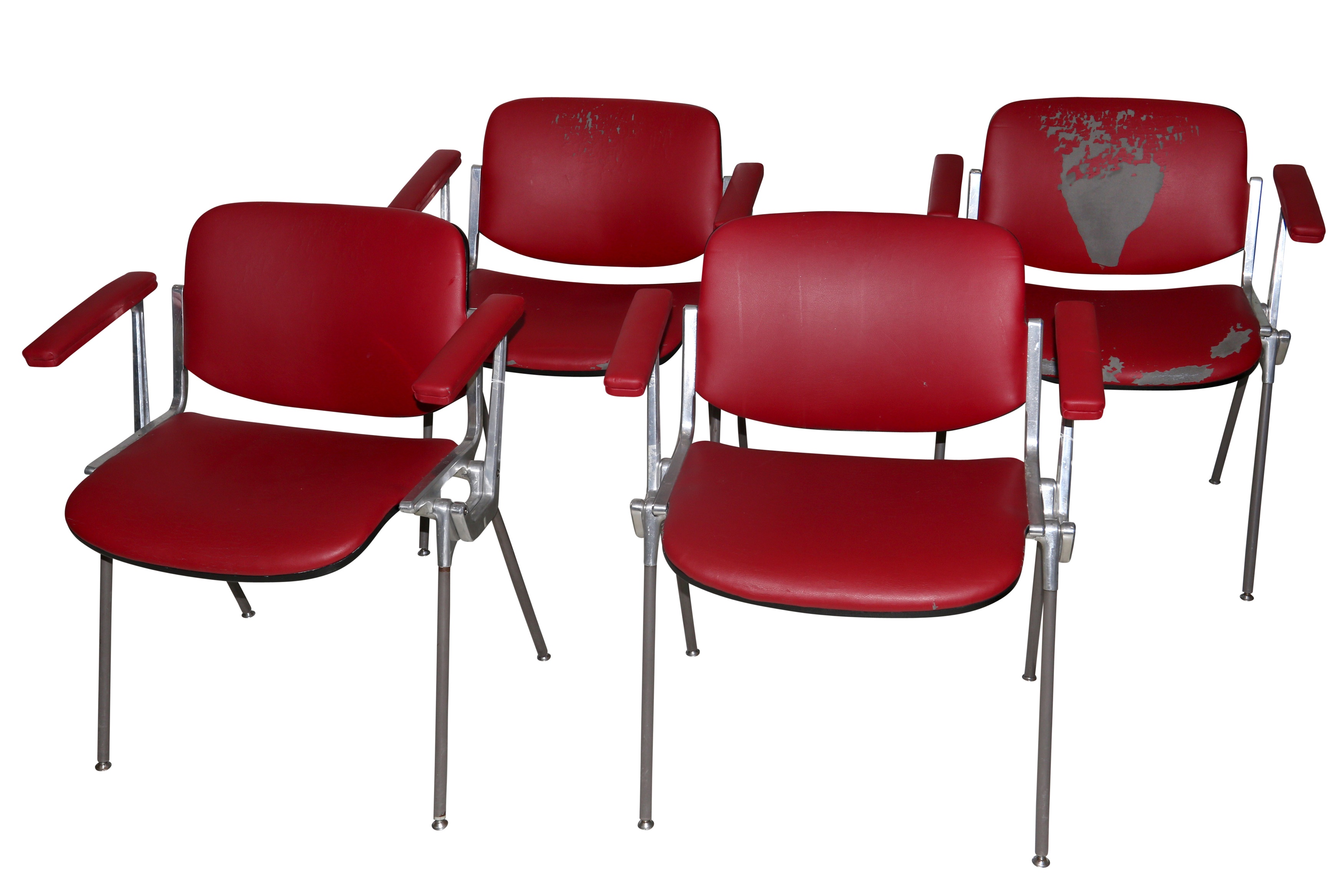 Lot 728 - A set of four JSC Castelli chairs, designed