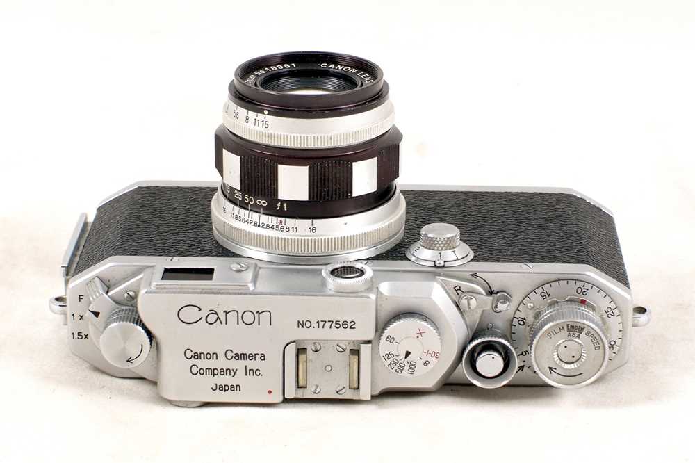 Lot 488 - Canon IVSB2 Rangefinder Camera with 50mm