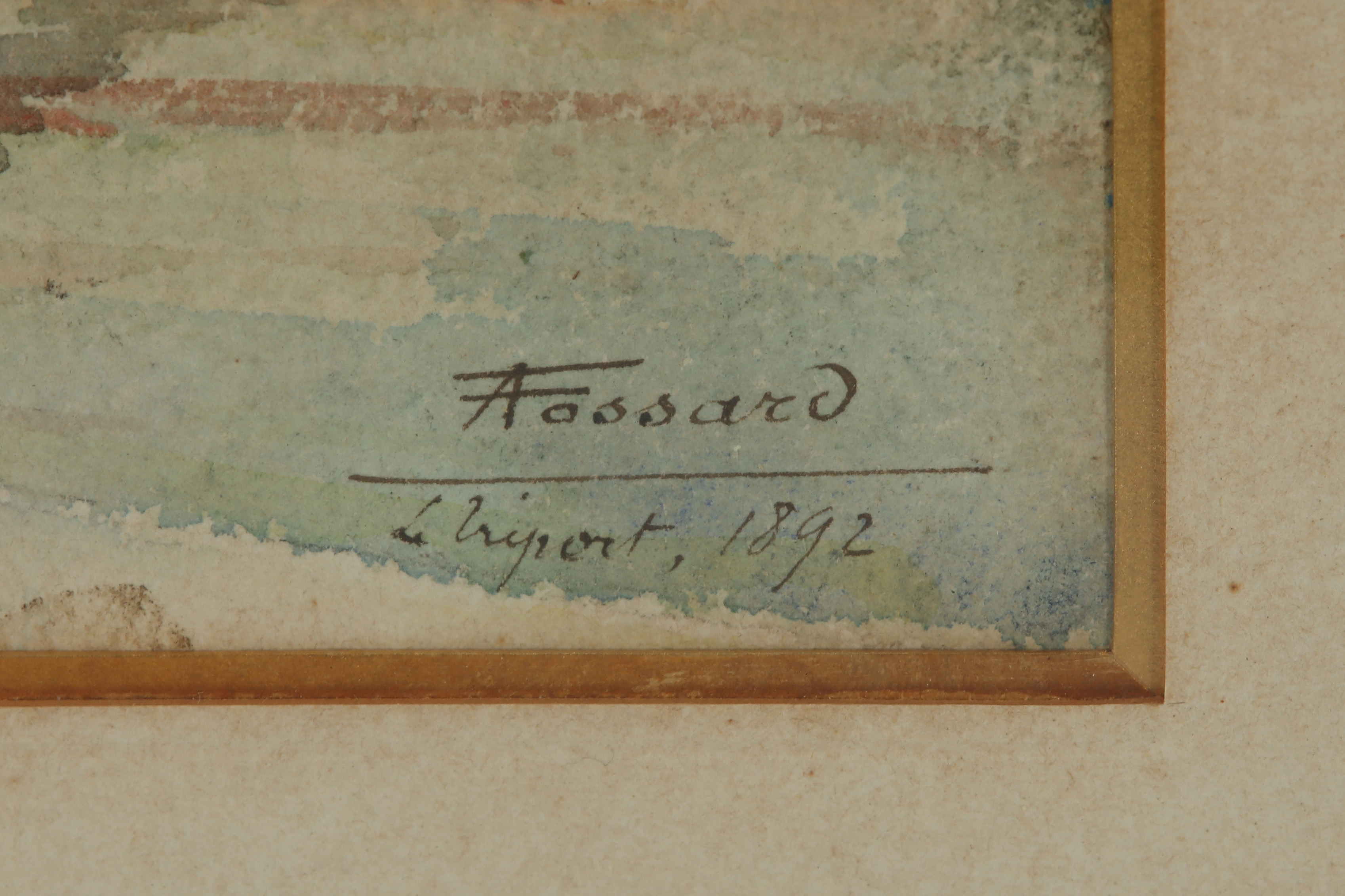 Lot 465 - ALBERT FOSSARD (FRENCH 1867-1947)