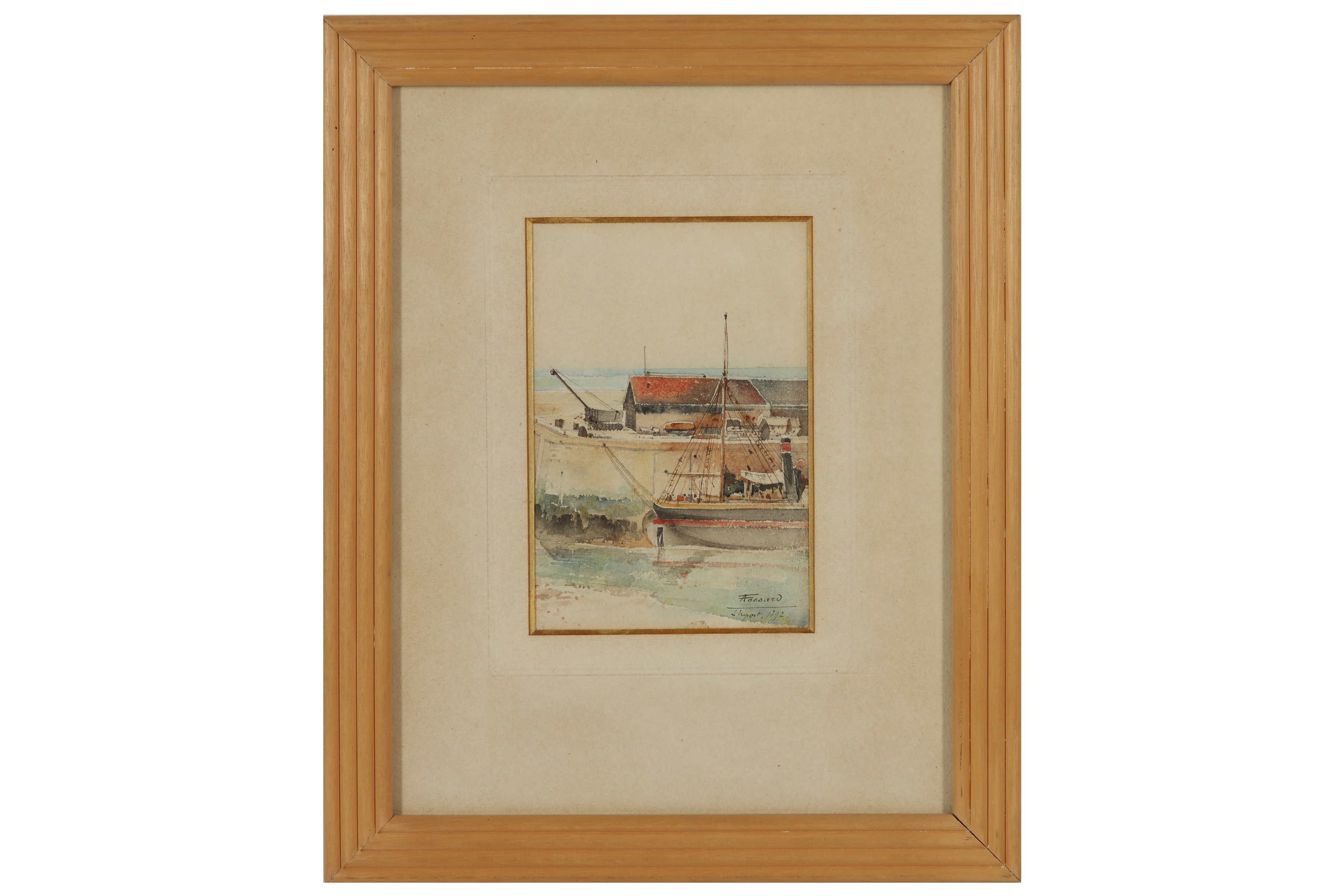 Lot 465 - ALBERT FOSSARD (FRENCH 1867-1947)