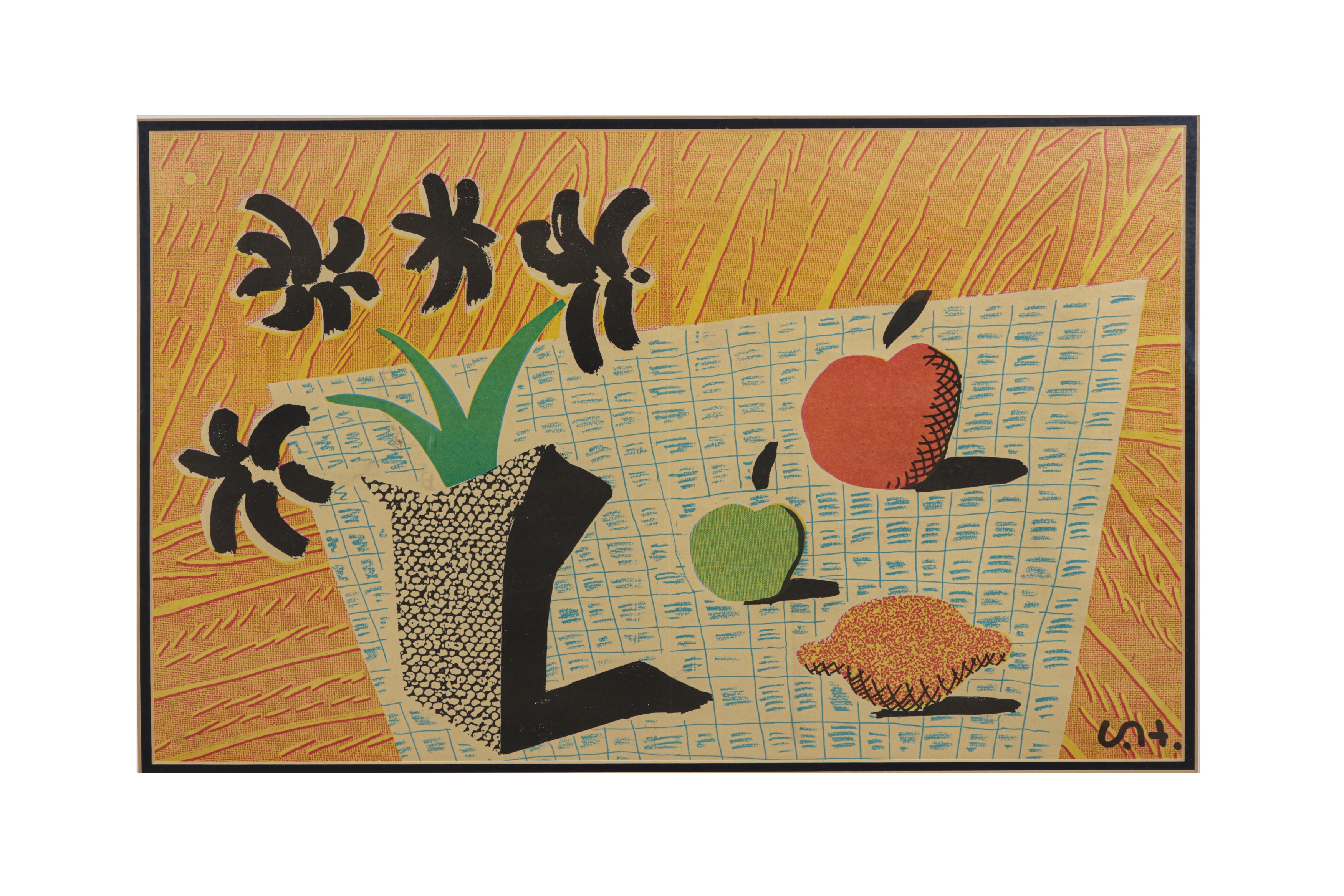 Lot 1203 - Hockney (David) Two Apples, One Lemon and