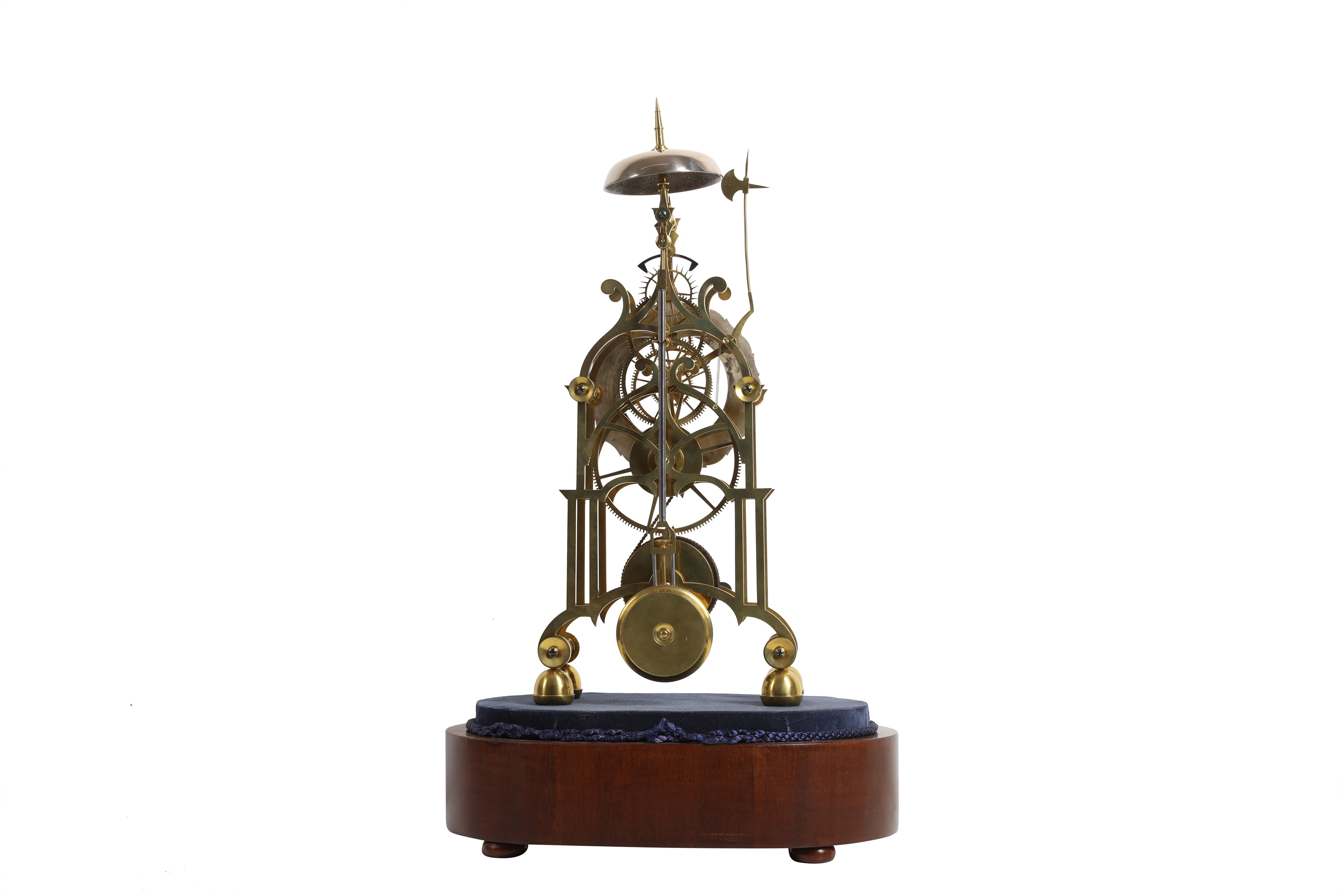 Lot 209 - A MID 19TH CENTURY ENGLISH BRASS FUSEE