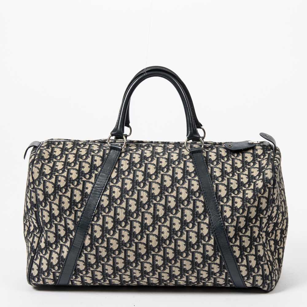 Lot 257 - Christian Dior Black Monogram Boston Bag