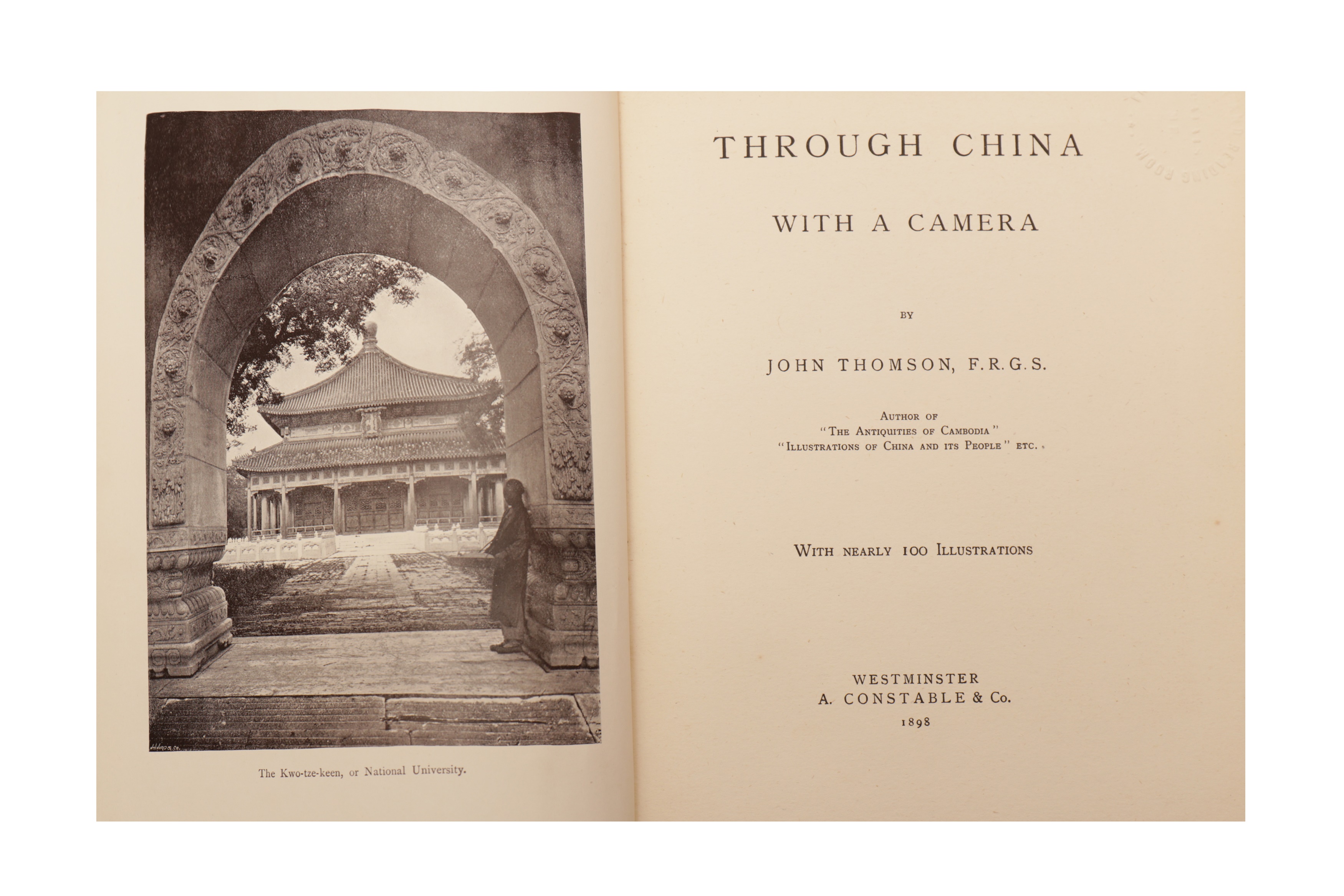 Lot 1108 - Thomson (John) Through China with a Camera