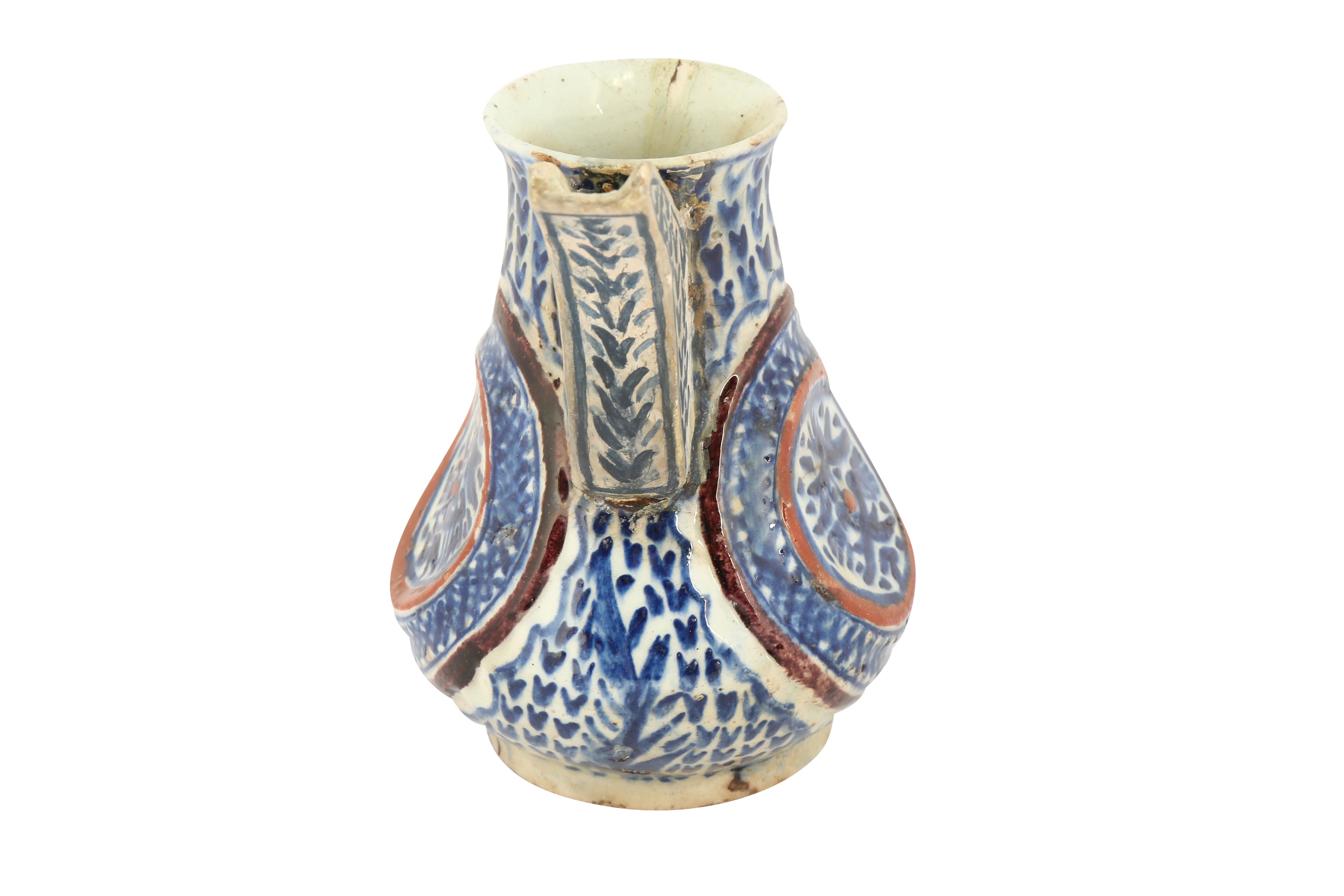 Lot 278 - A KUTAHYA POTTERY COFFEE POT