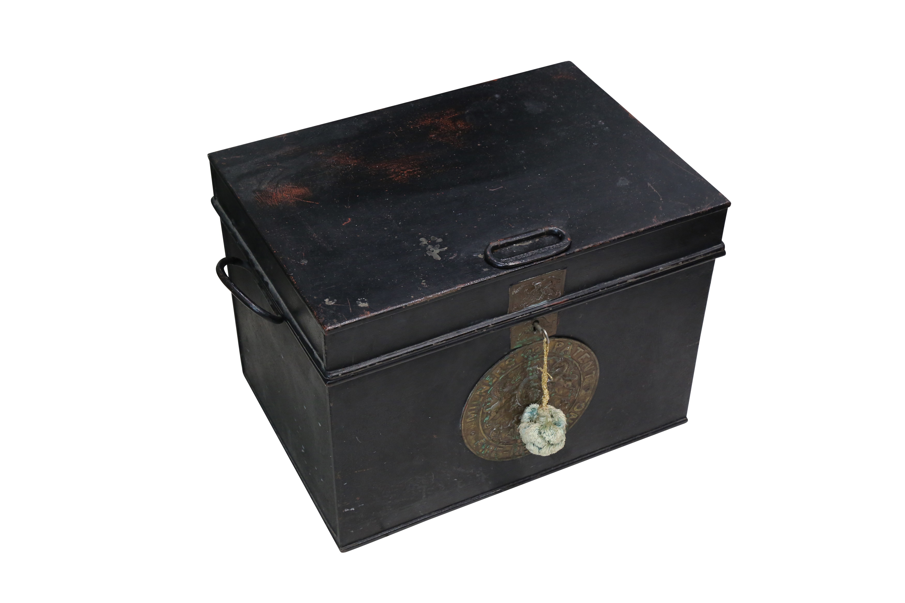 Lot 275 - A MILNERS 212 PATENT FIRE RESISTING SAFE BOX