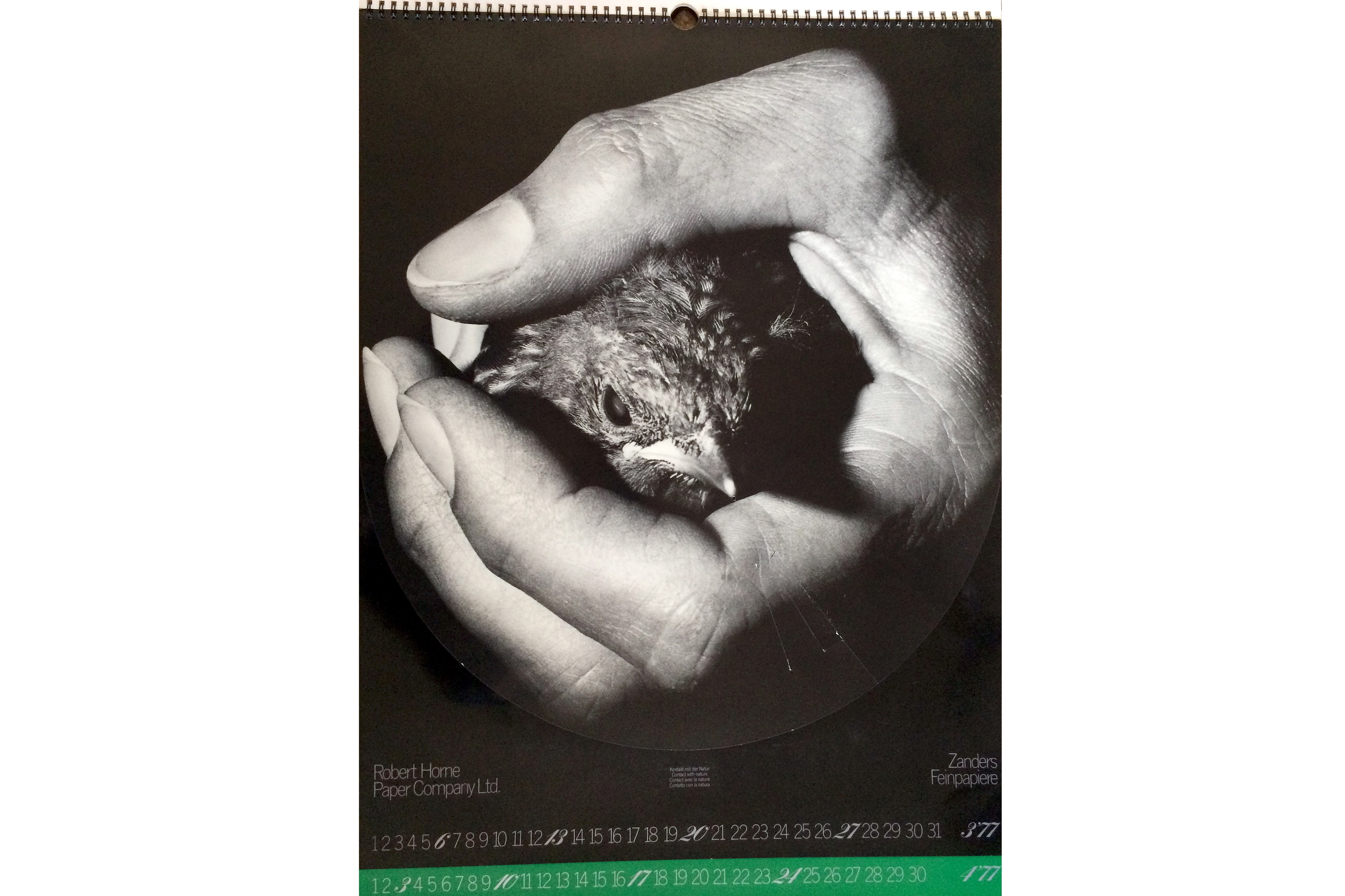 Lot 191 - A Rare Large 1977 Zanders Calendar with 3D