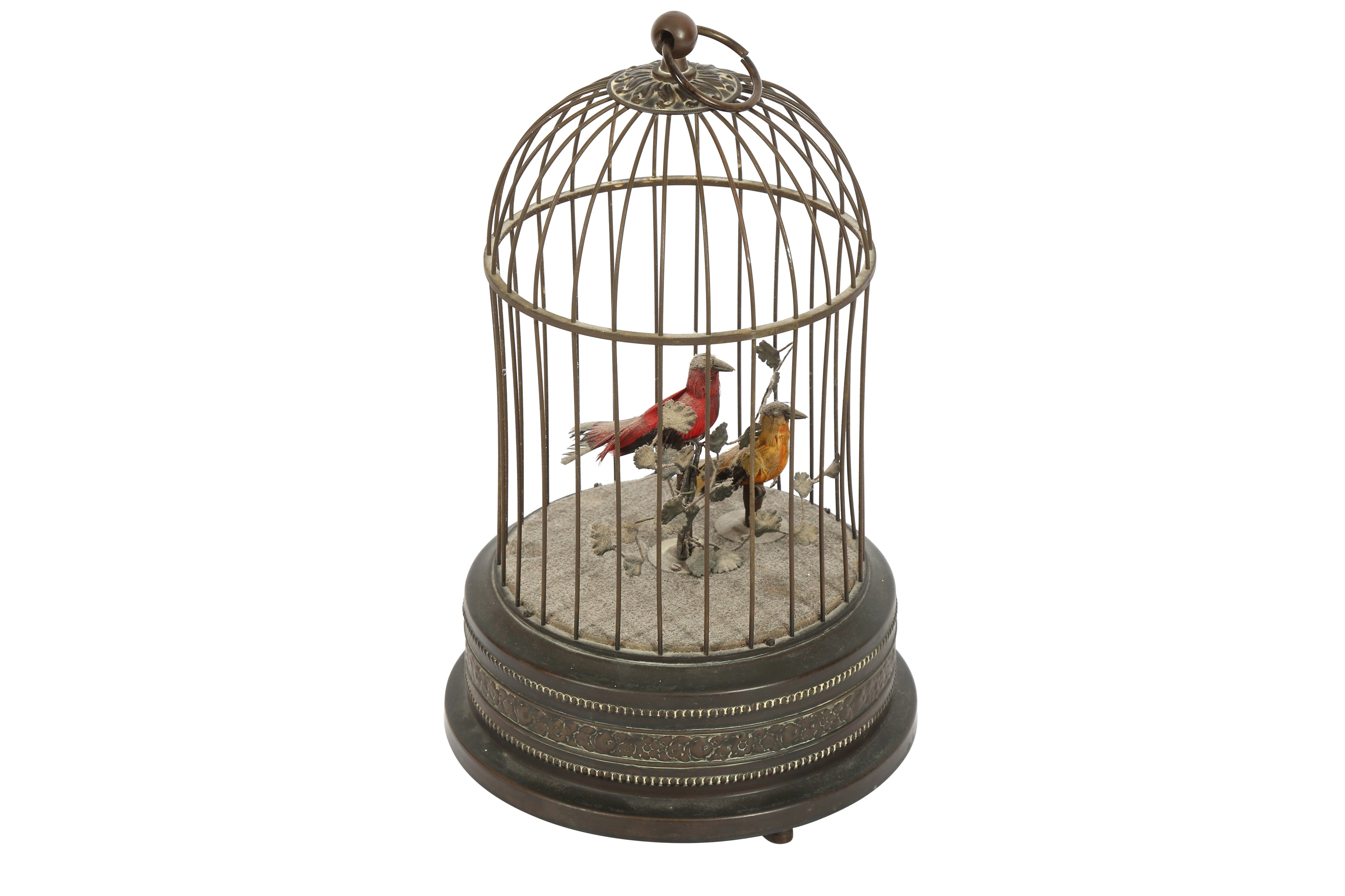 Lot 258 - AN EARLY 20TH CENTURY BIRD AUTOMATON,