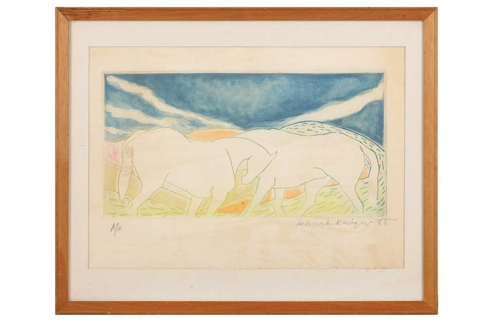 Lot 472 - DEBORAH KNIGHT (BRITISH LATE 20TH CENTURY)