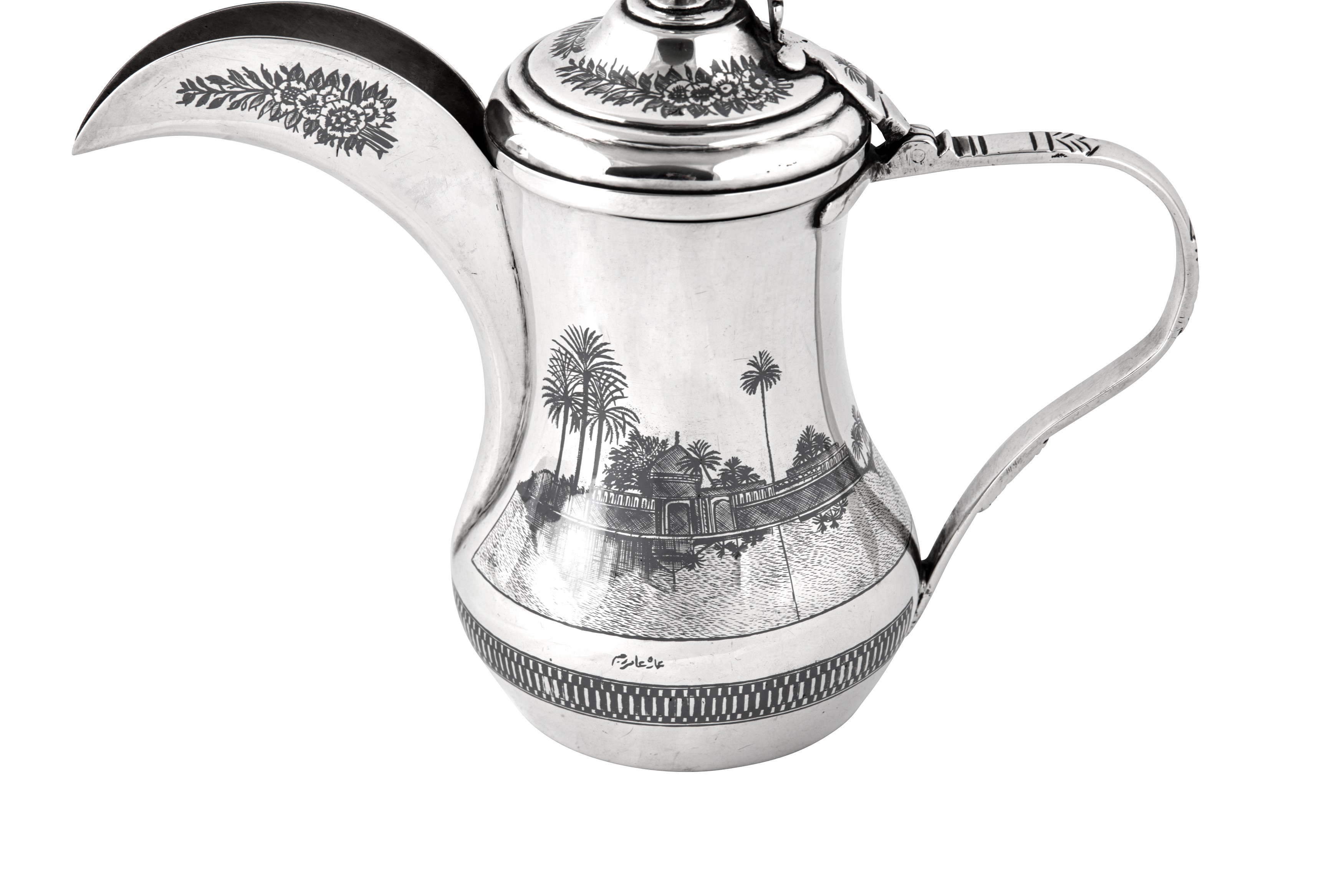 Lot 306 - An early 20th century Iraqi silver and