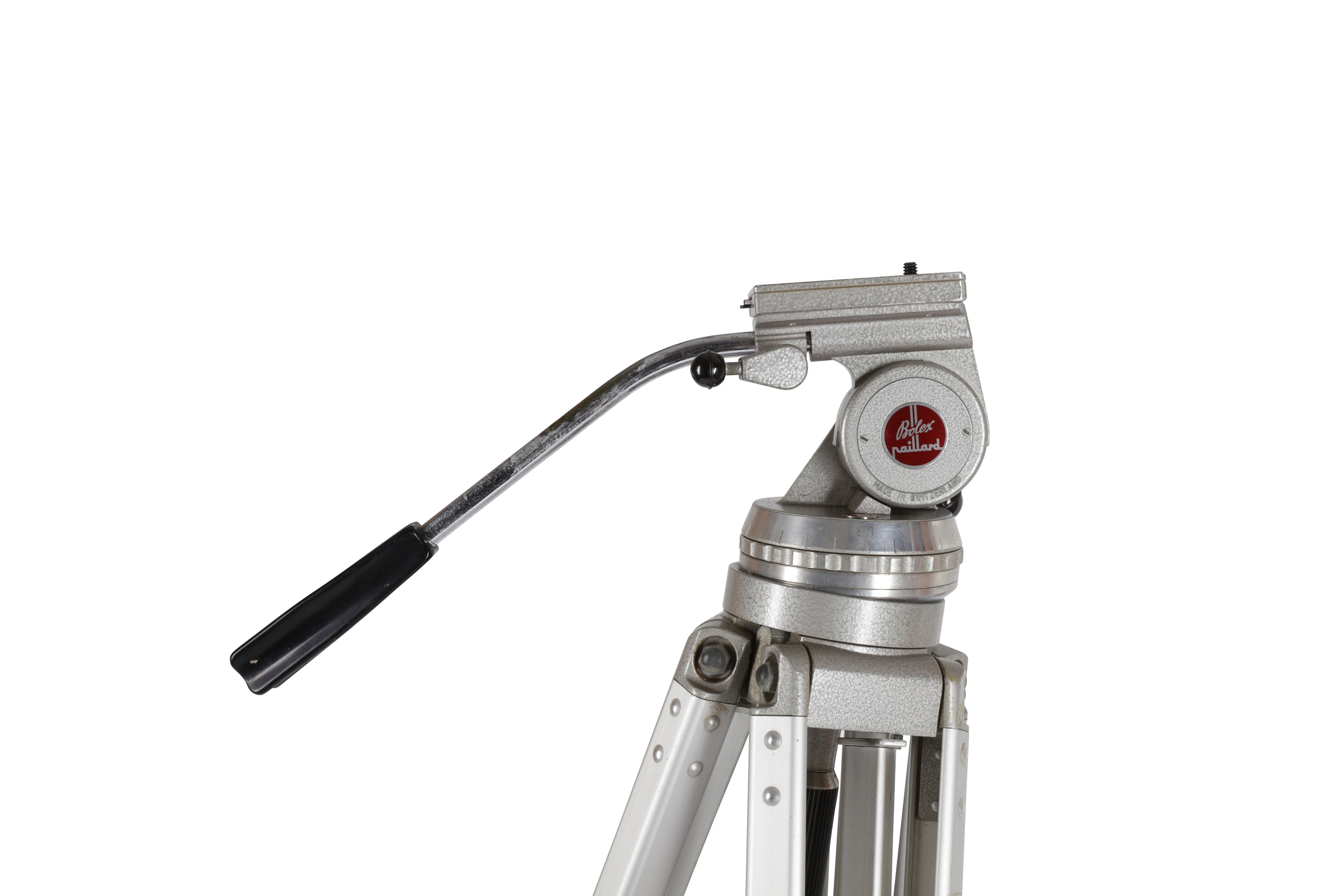 Lot 43 - A Linhof DeLuxe Geared Dolly Studio Tripod