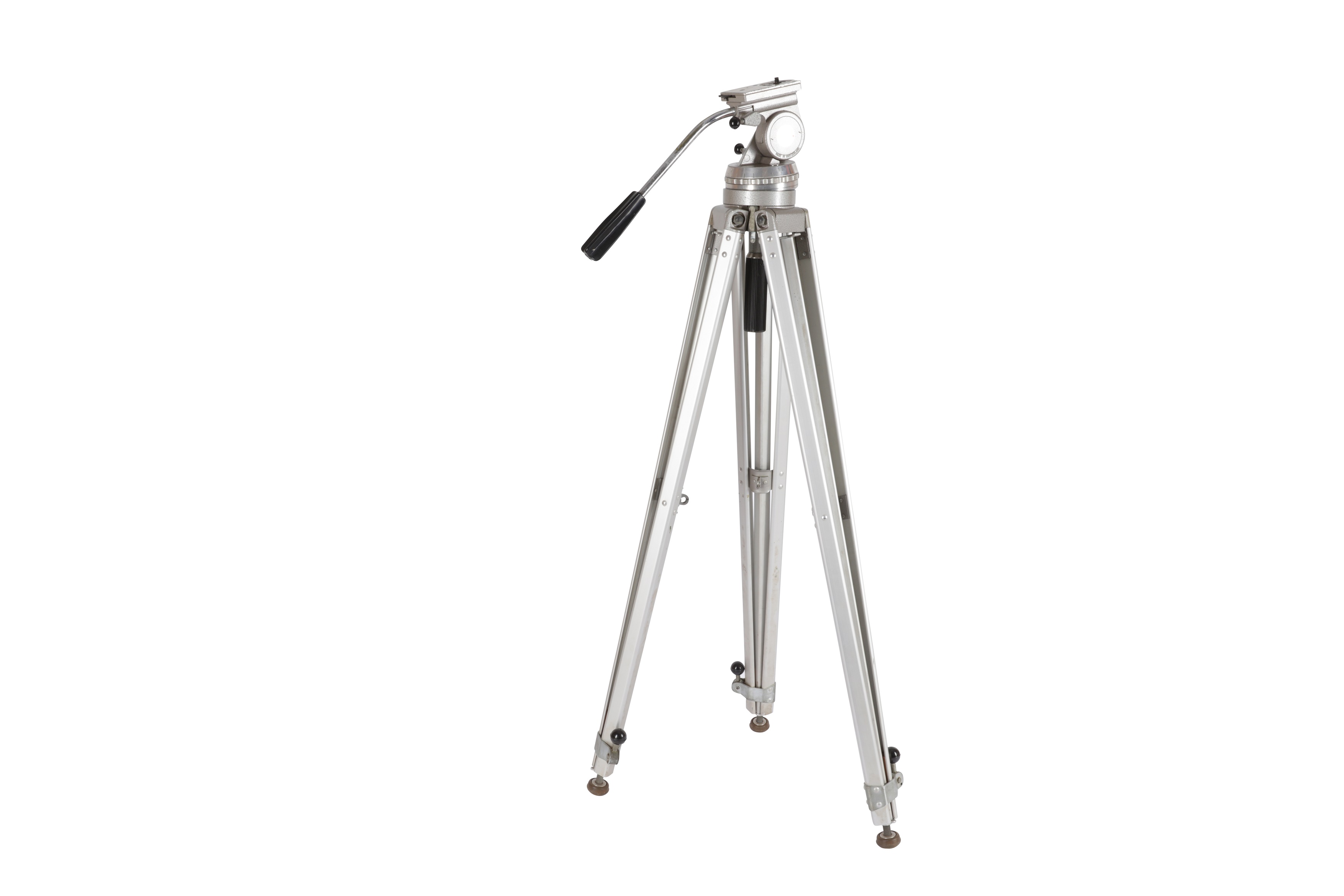 Lot 43 - A Linhof DeLuxe Geared Dolly Studio Tripod