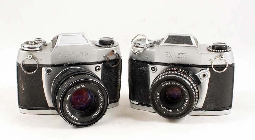 Lot 283 - Group of Ihagee EXA Cameras & Lenses with