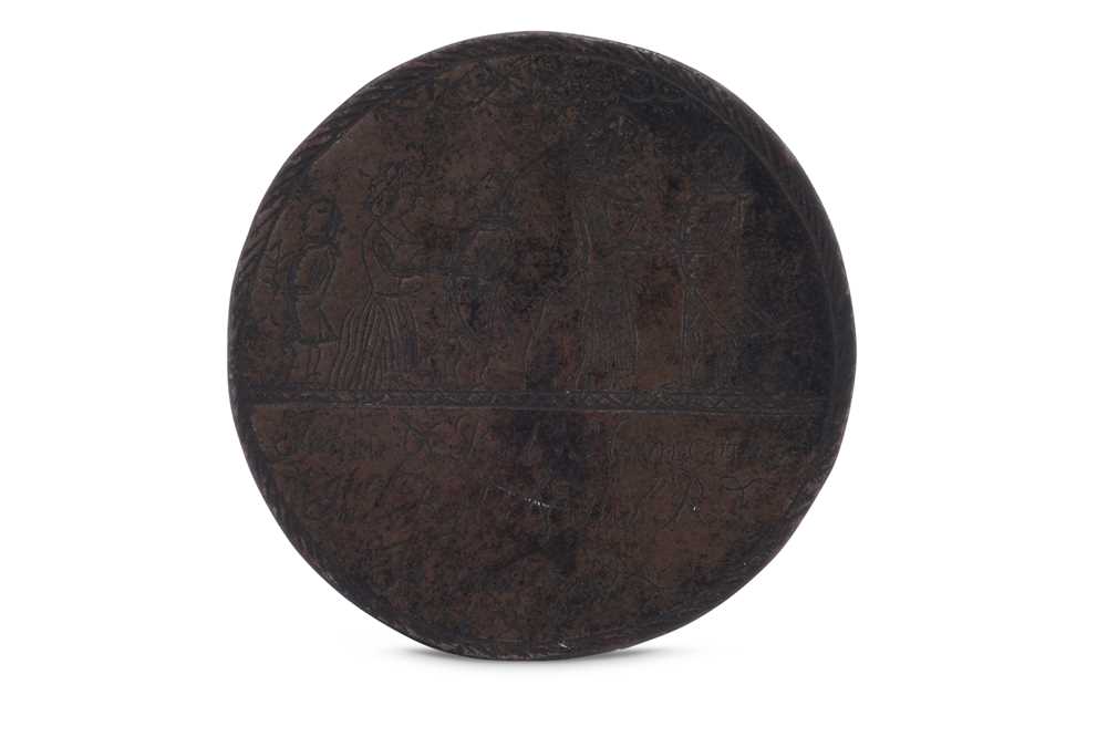 Lot 73 - A late 18th century engraved English love