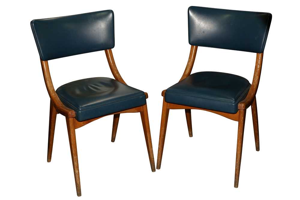 Lot 495 - BENCHAIRS OF STOE, TWO PAIRS OF SIDE CHAIRS,