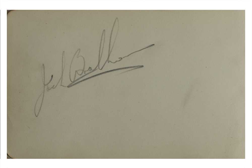 Lot 1018 - Autograph Album.- Incl. Racing Drivers