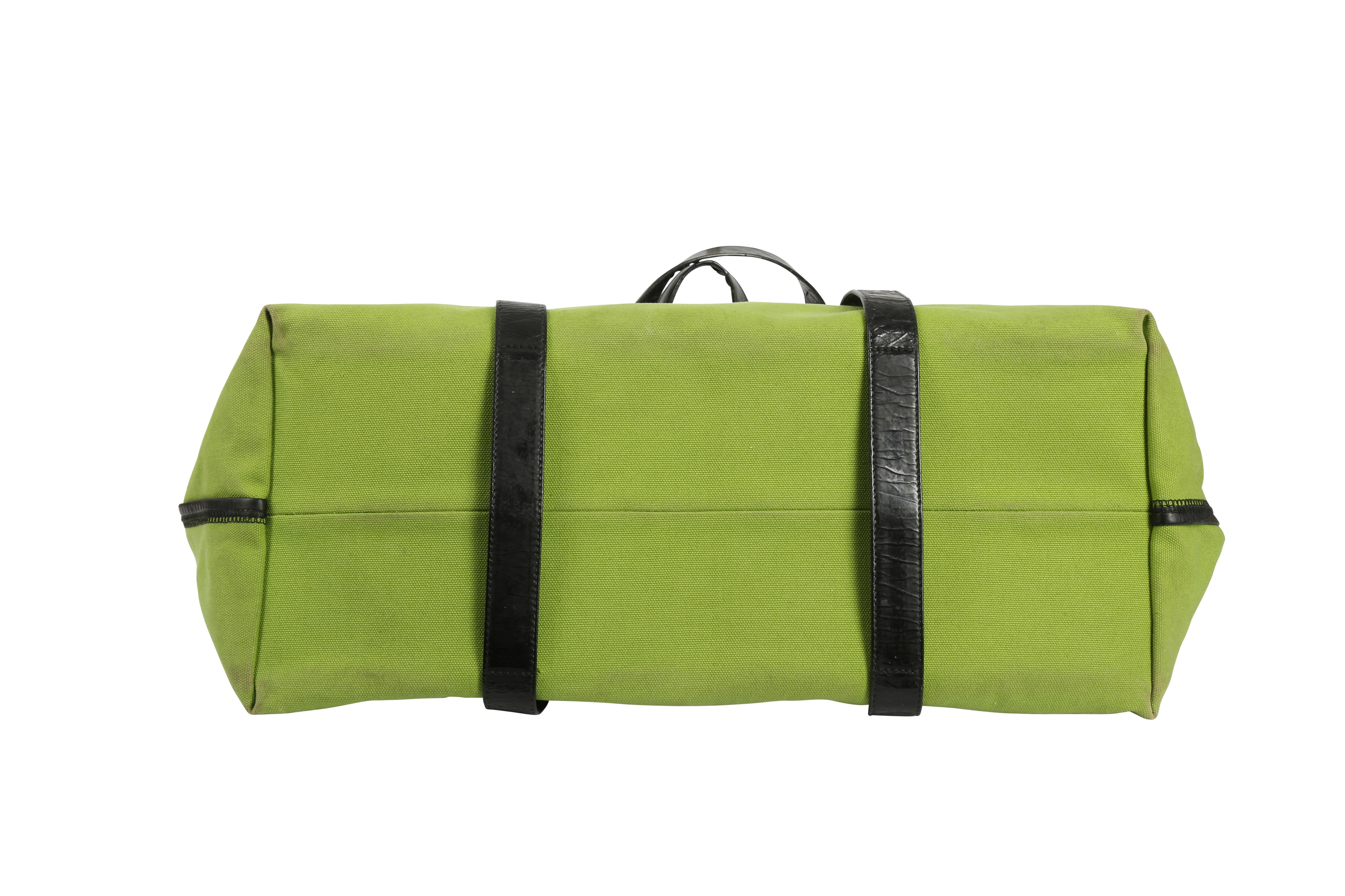 Lot 671 - Bottega Veneta Green Weekender Bag