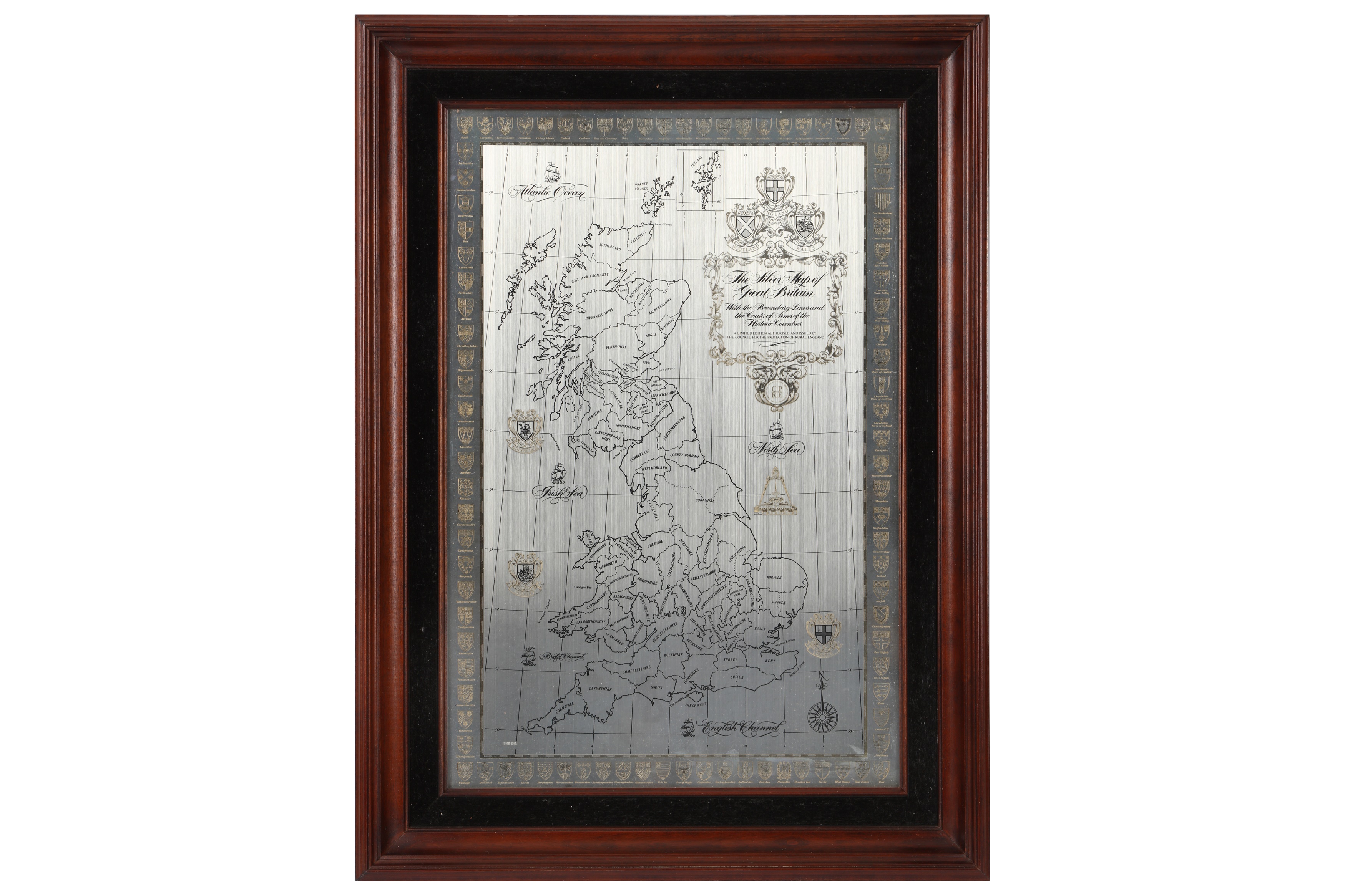 Lot 593 - 'THE SILVER MAP OF GREAT BRITAIN', LIMITED