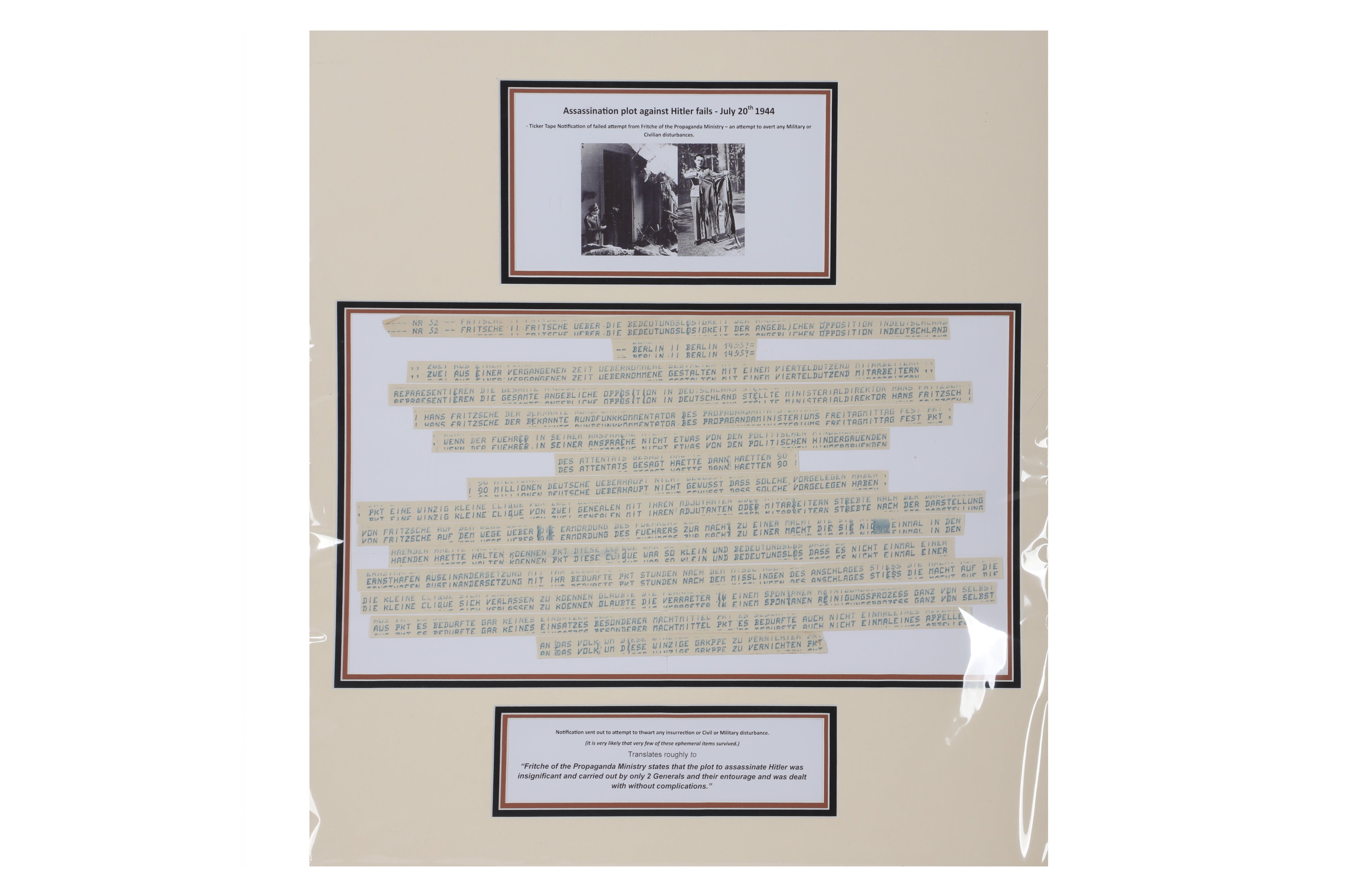 Lot 1294 - WW2.- Operation Valkyrie