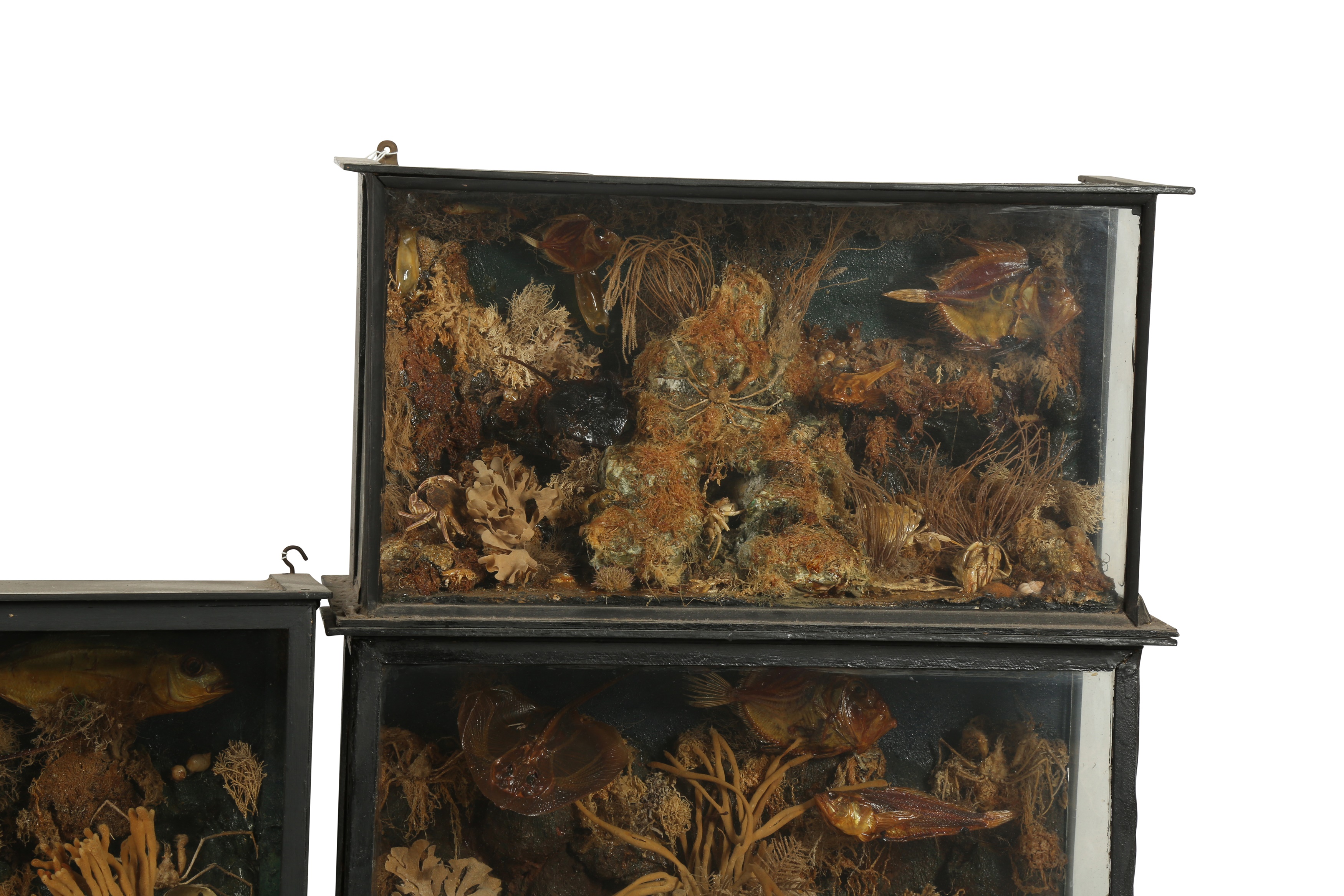Lot 255 - DIORAMA: A SET OF THREE VICTORIAN STYLE