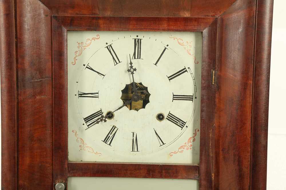 Lot 93 - CLOCKS: AN AMERICAN WALL CLOCK BY THE ANSON