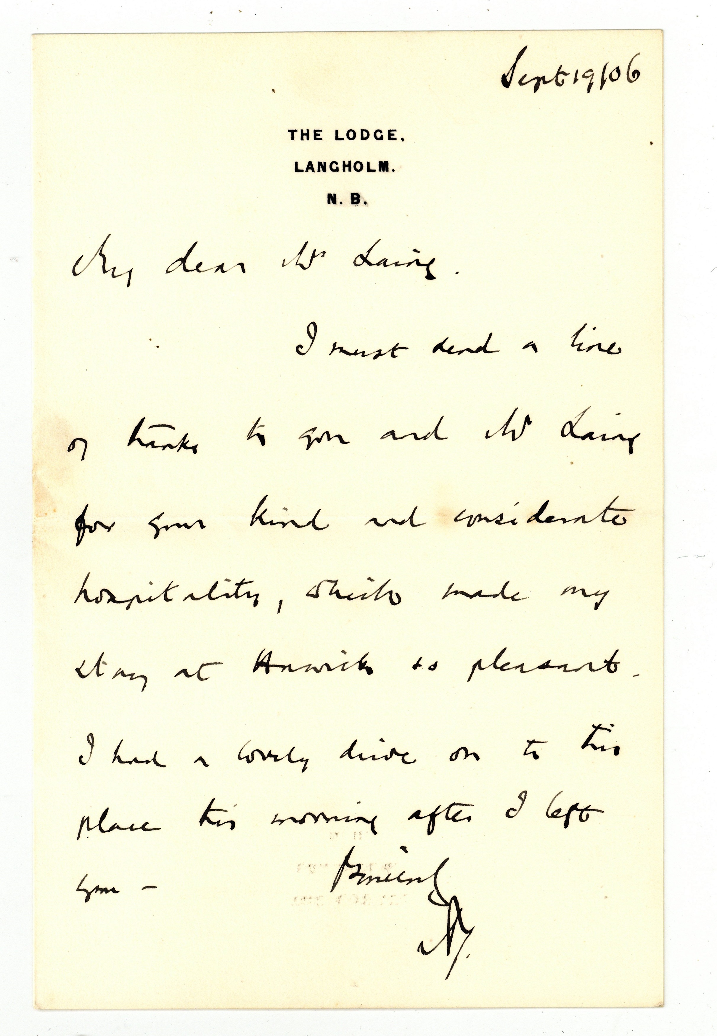 Lot 1129 - Rosebery (Archibald Primrose, Earl of)