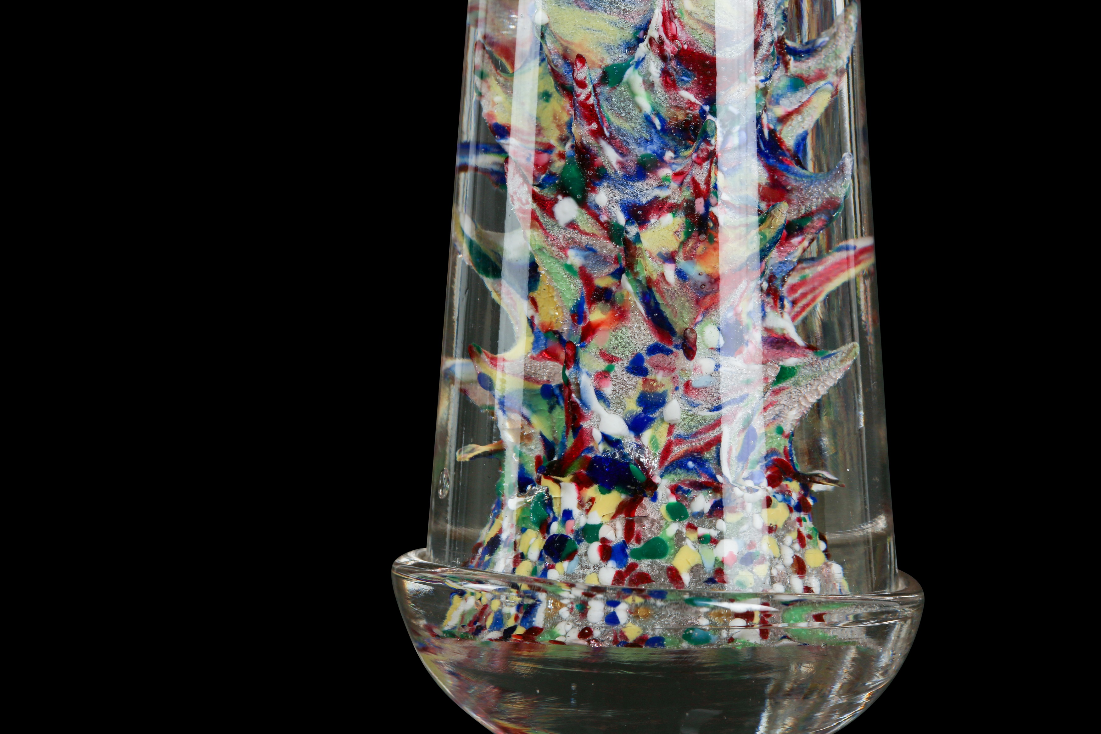 Lot 51 - A PAIR OF LATE 19TH CENTURY GLASS 'DEVIL'S