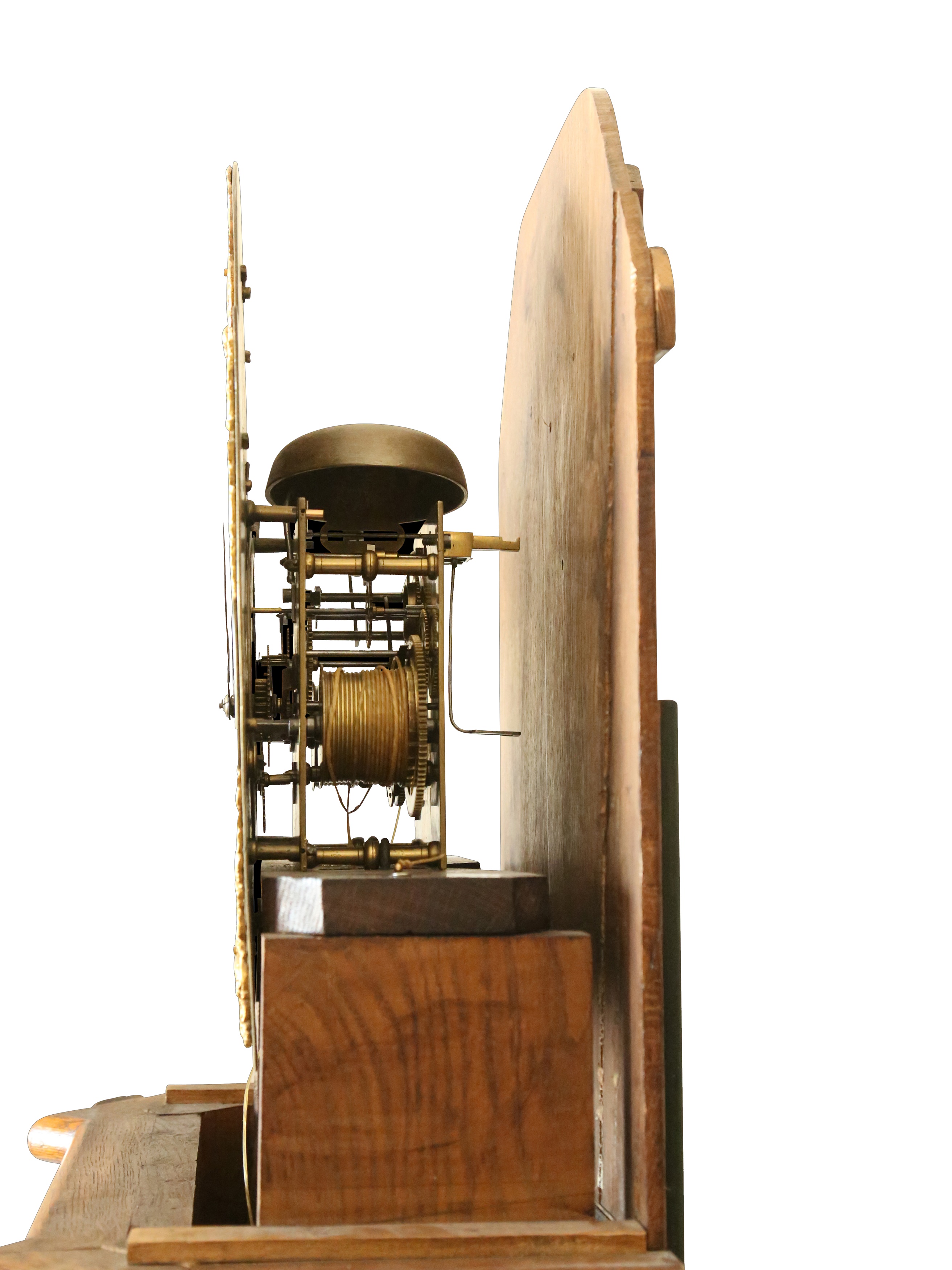 Lot 308 - AN EARLY 18TH CENTURY LONGCASE CLOCK