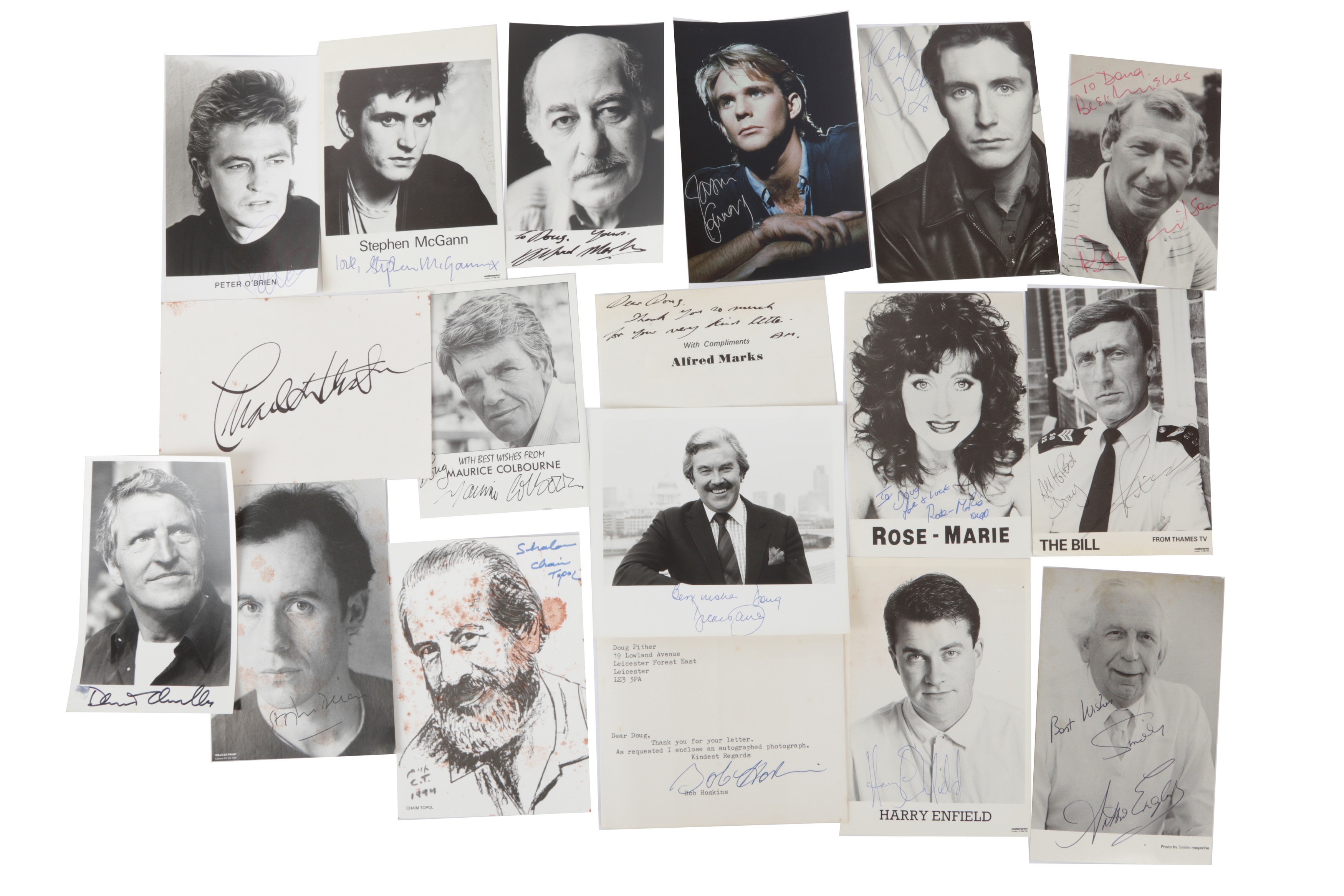 Lot 1026 - Autograph Collection.- Actors