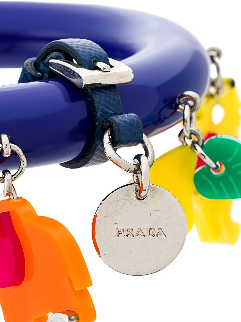 Lot 110 - Prada Resin Perspex Charm Bangles