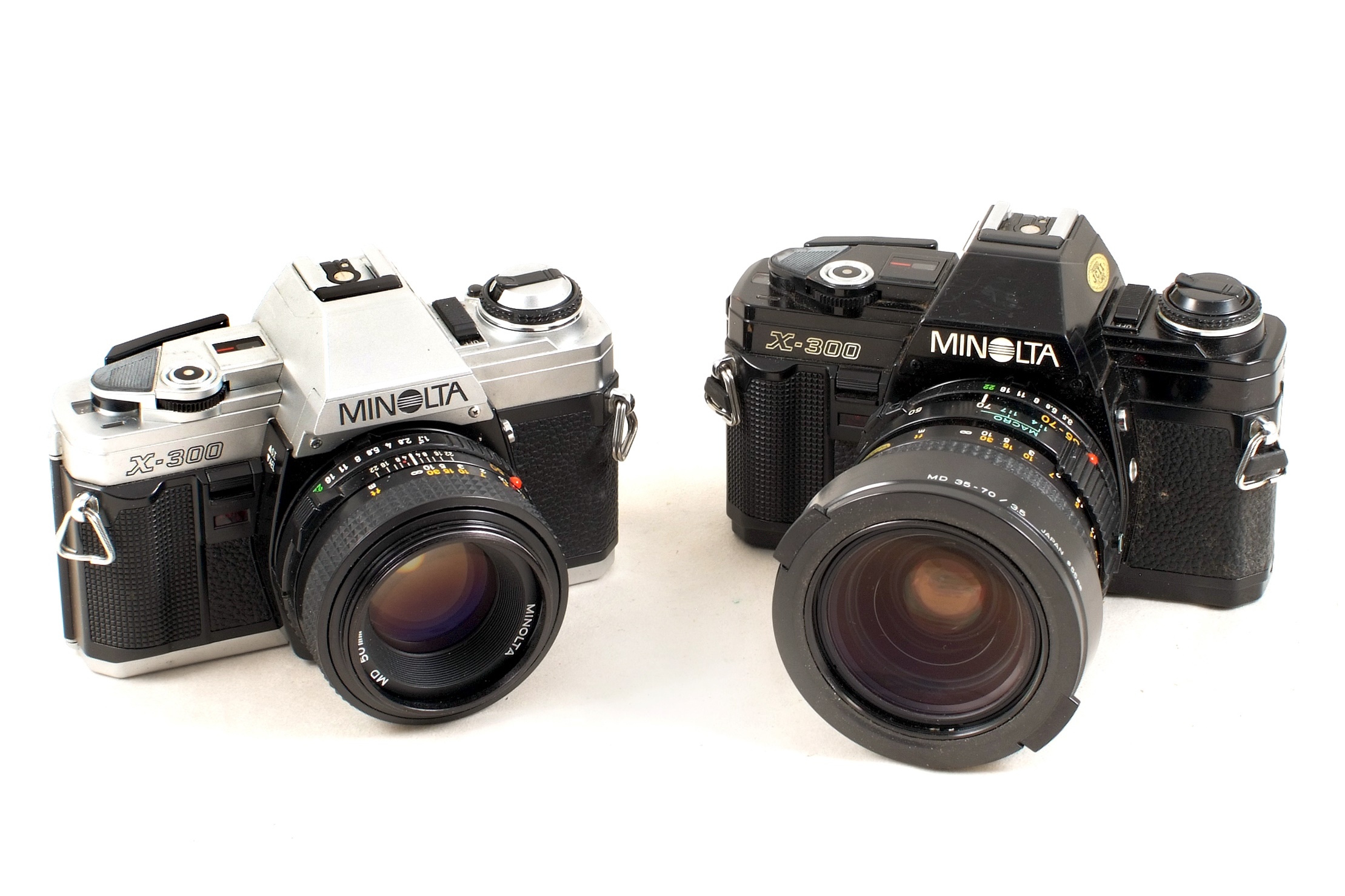 Lot 252 - Two Minolta X-300 Cameras plus Other Minolta